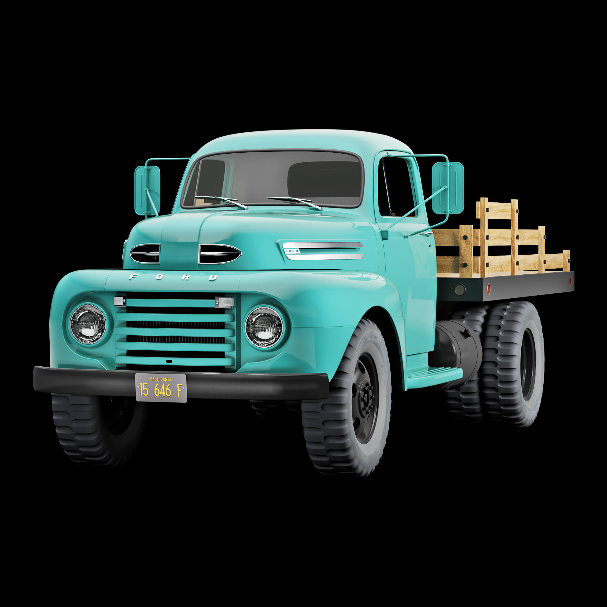 Ford F6 Truck 1948 - 3D Model by sta_84