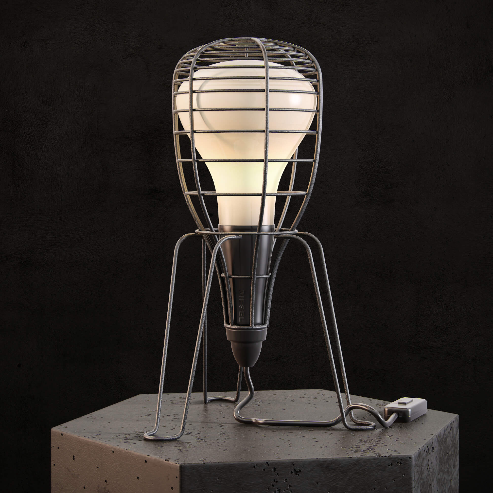 Foscarini by Diesel Cage Set - 3D Model by sta_84