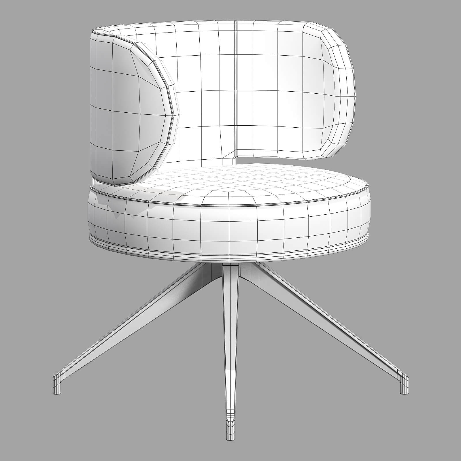 Gallotti and Radice Akiko Chair Central Leg - 3D Model by sta_84