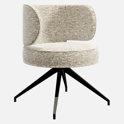 Gallotti and Radice Akiko Chair Central Leg - 3D Model by sta_84