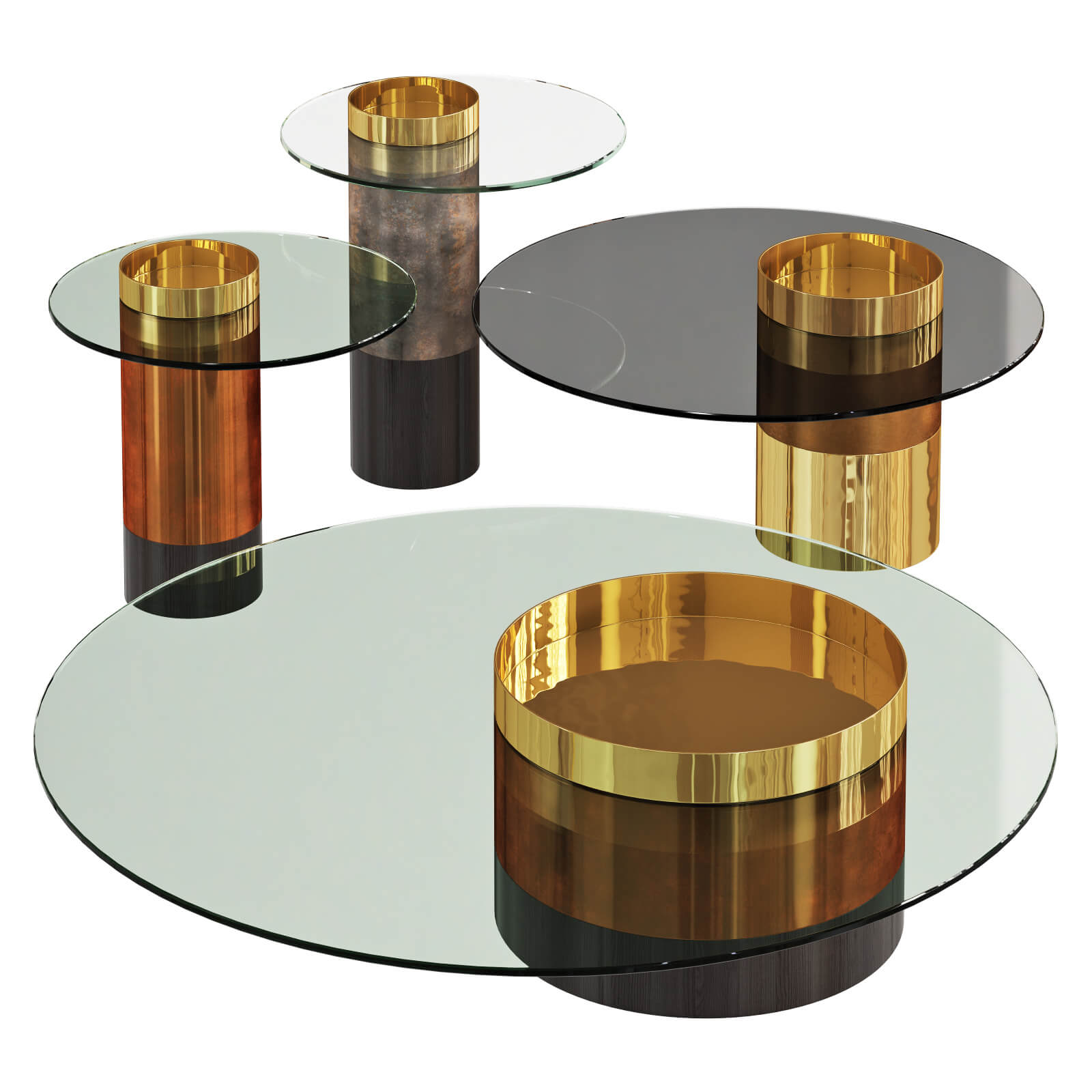 Gallotti and Radice Haumea Coffee Tables - 3D Model by sta_84