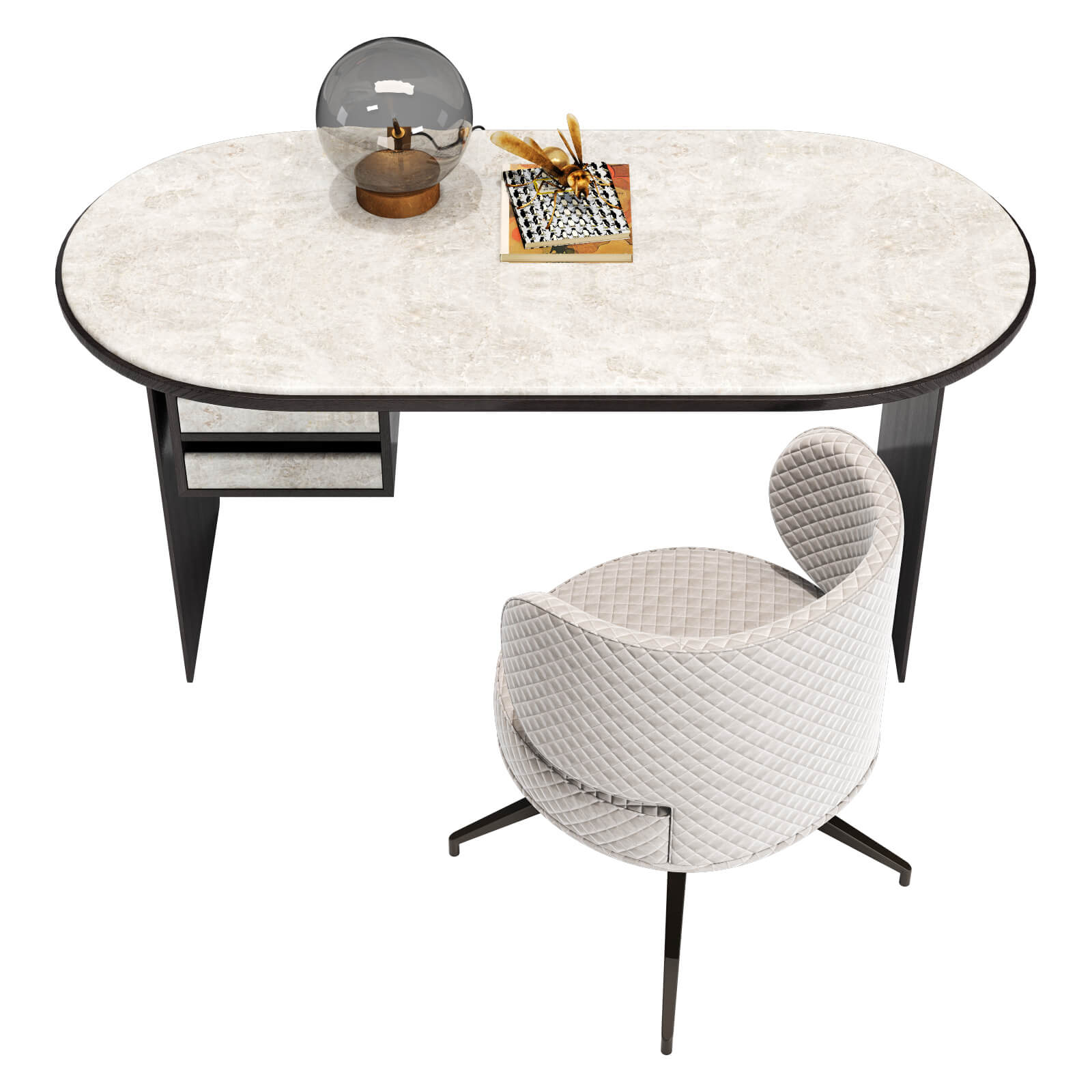 Gallotti and Radice Sensei Desk Set 1 160 - 3D Model by sta_84