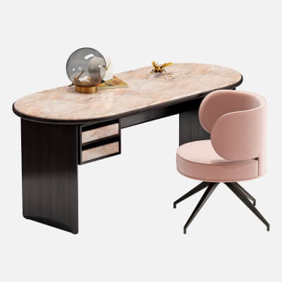 Gallotti and Radice Sensei Desk Set 2 180 - 3D Model by sta_84