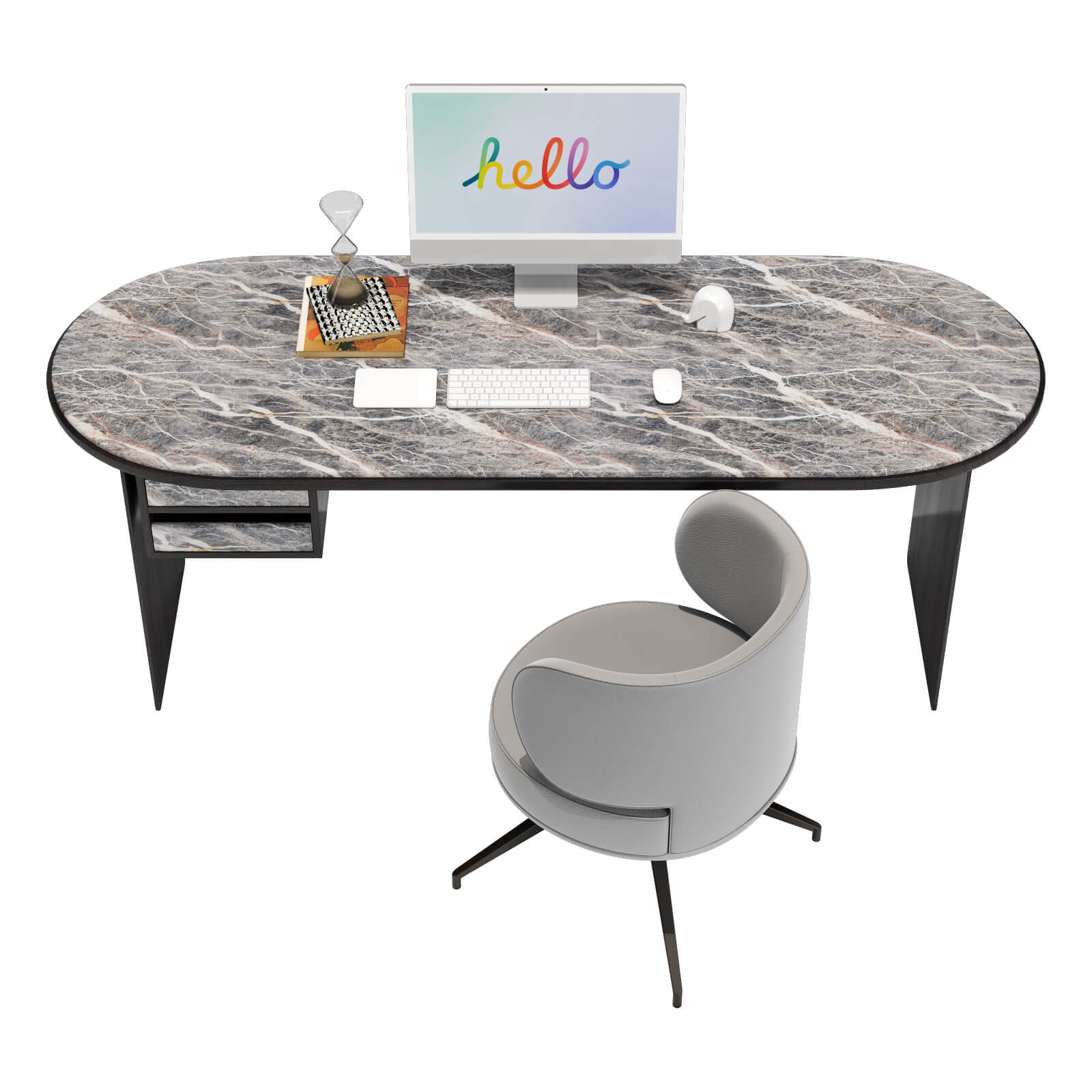 Gallotti and Radice Sensei Desk Set 3 200 - 3D Model by sta_84