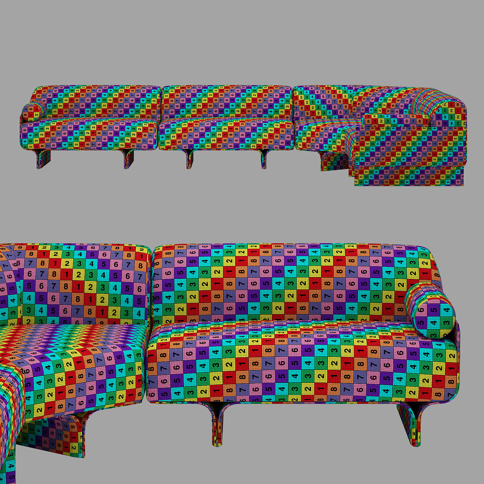 Gallotti and Radice Stami Sofa Plus Composition 2 - 3D Model by sta_84