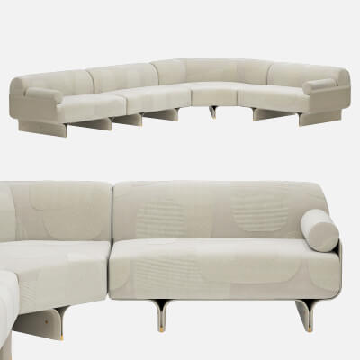 Gallotti and Radice Stami Sofa Plus Composition 2 - 3D Model by sta_84