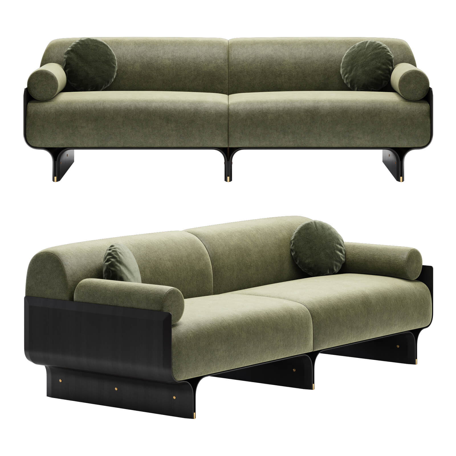 Gallotti and Radice Stami Sofa Small - 3D Model by sta_84