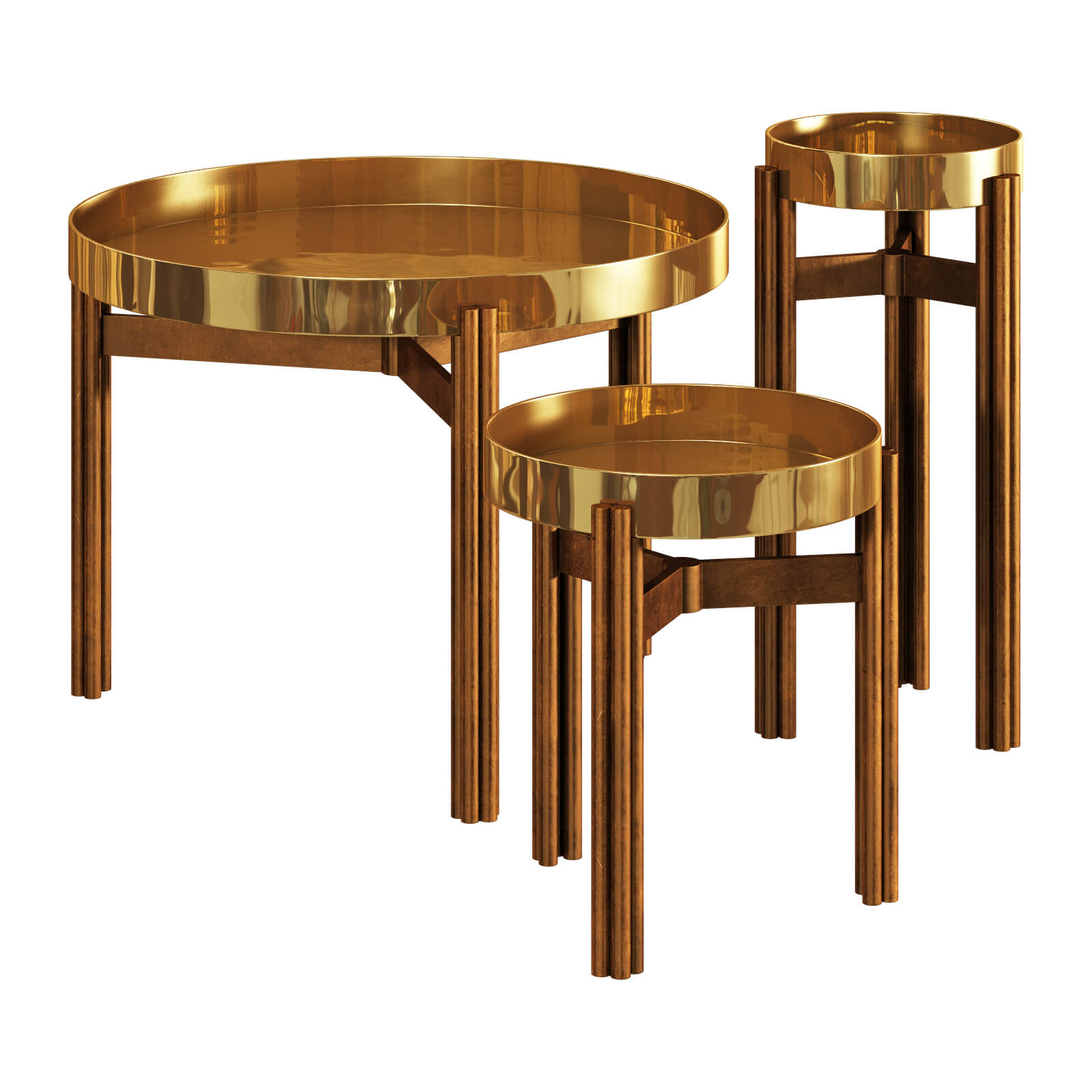 Gallotti and Radice Twelve Coffee Table Metal - 3D Model by sta_84