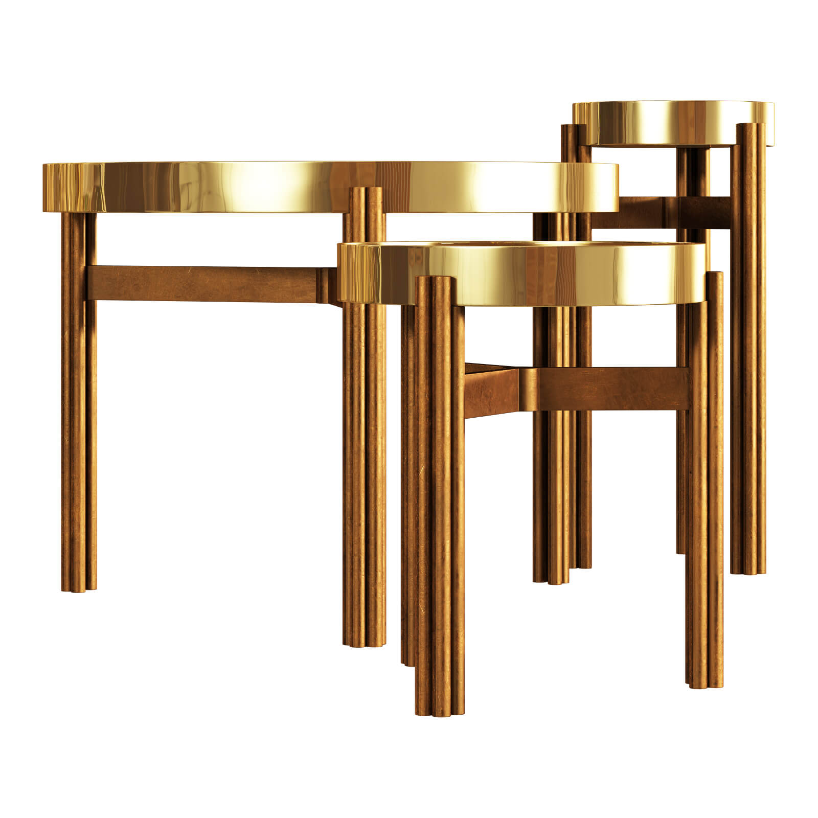 Gallotti and Radice Twelve Coffee Table Metal - 3D Model by sta_84