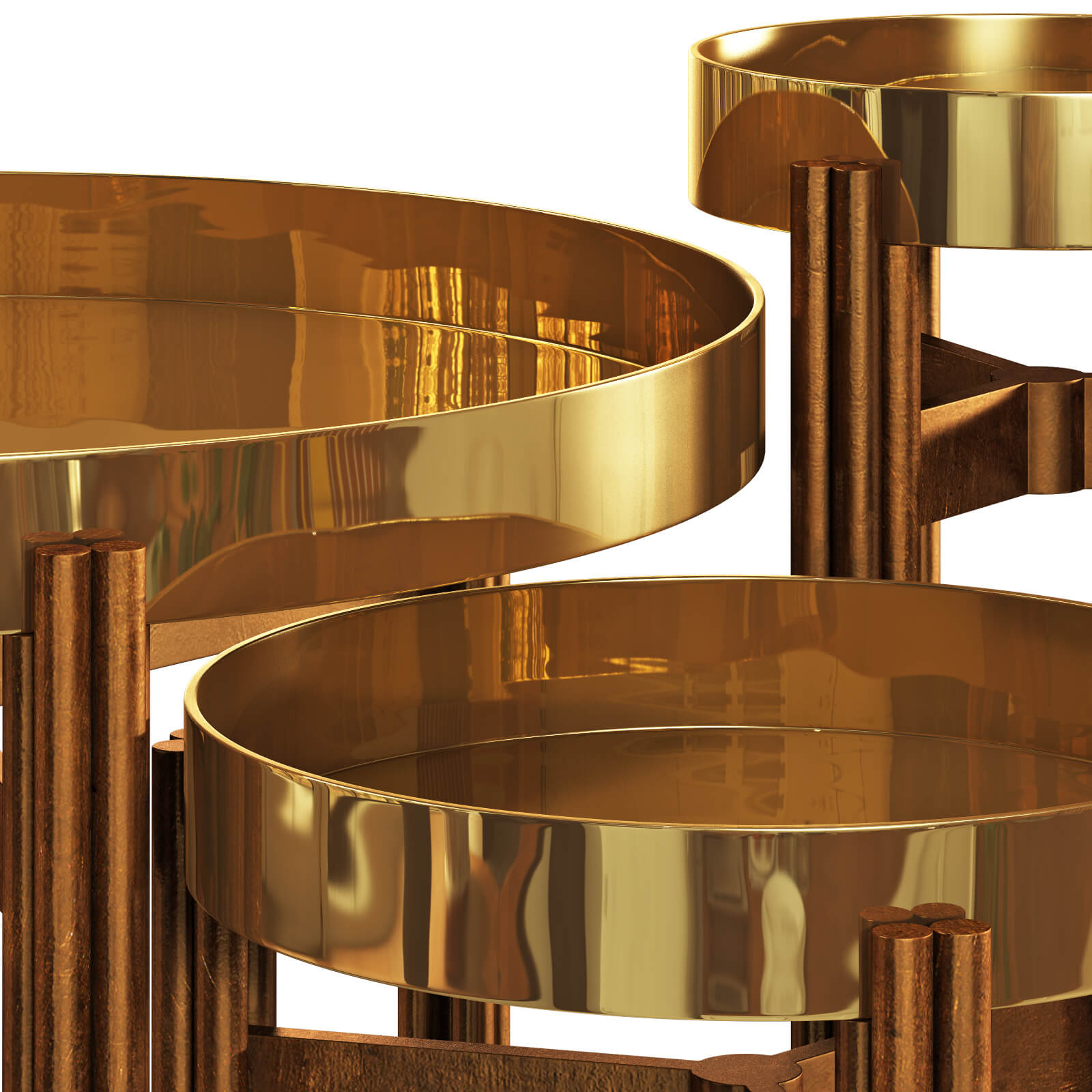 Gallotti and Radice Twelve Coffee Table Metal - 3D Model by sta_84