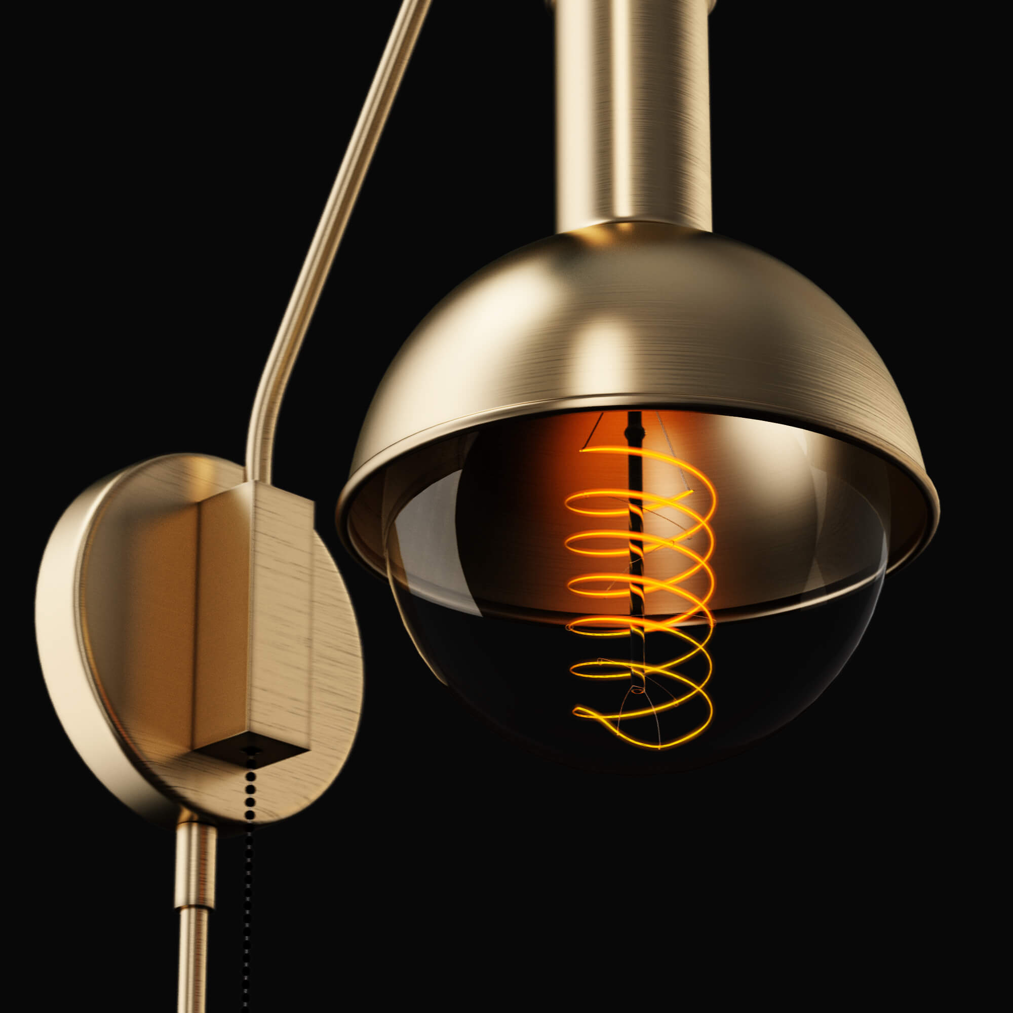 George Oliver Jaxon 1-Light Wall Sconce 3D Model by sta_84