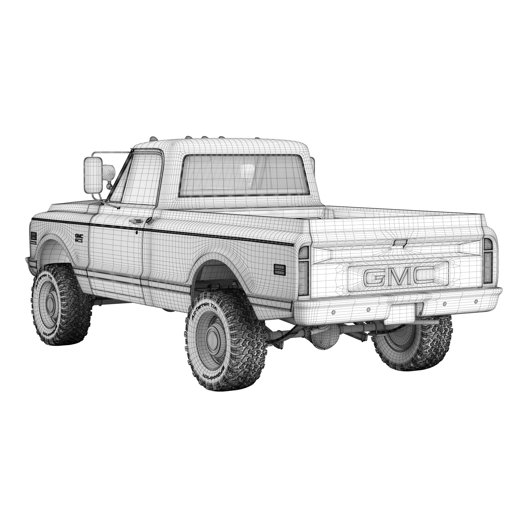 GMC 2500 1970 - 3D Model by sta_84