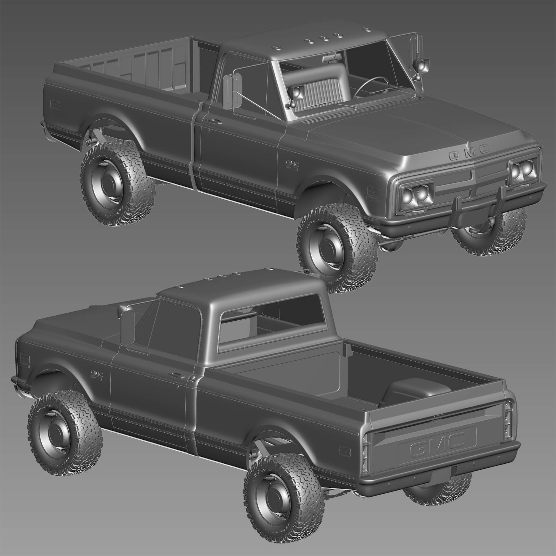 GMC 2500 1970 - 3D Model by sta_84