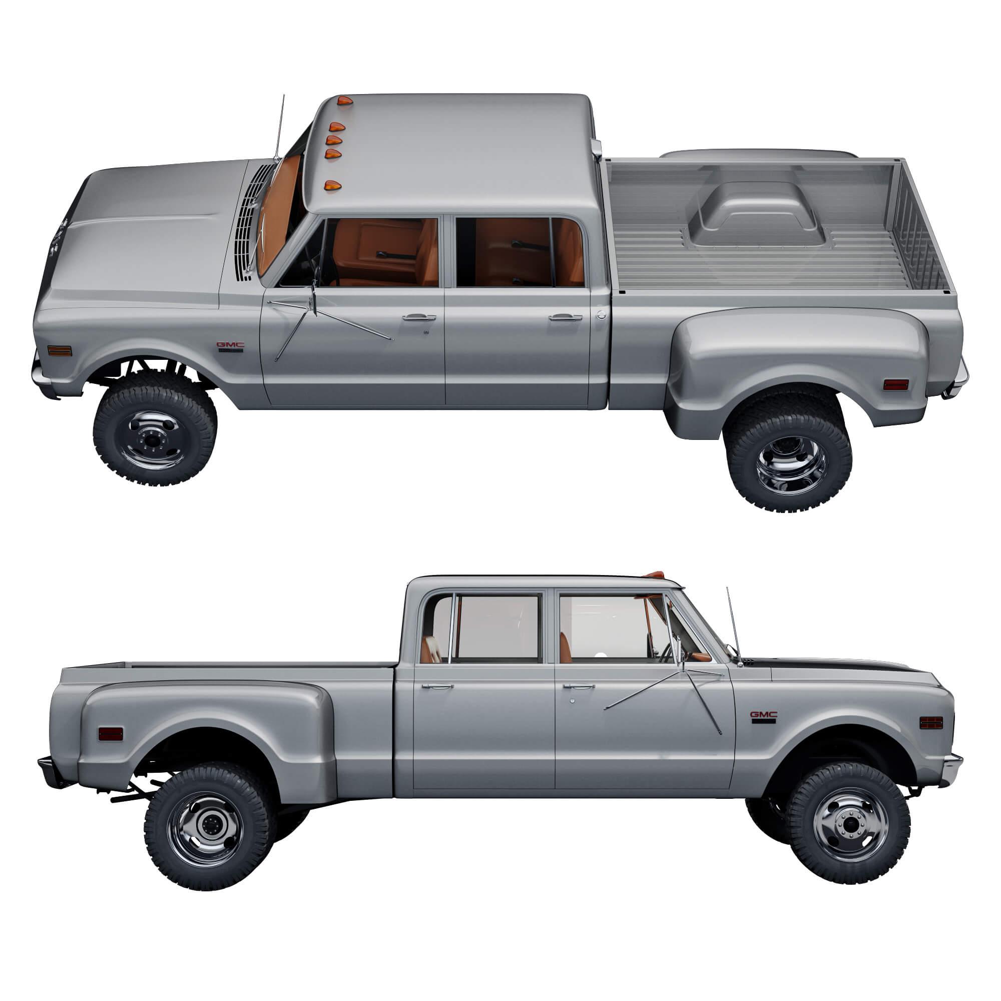 GMC 2500 Crew Cab 1968 - 3D Model by sta_84