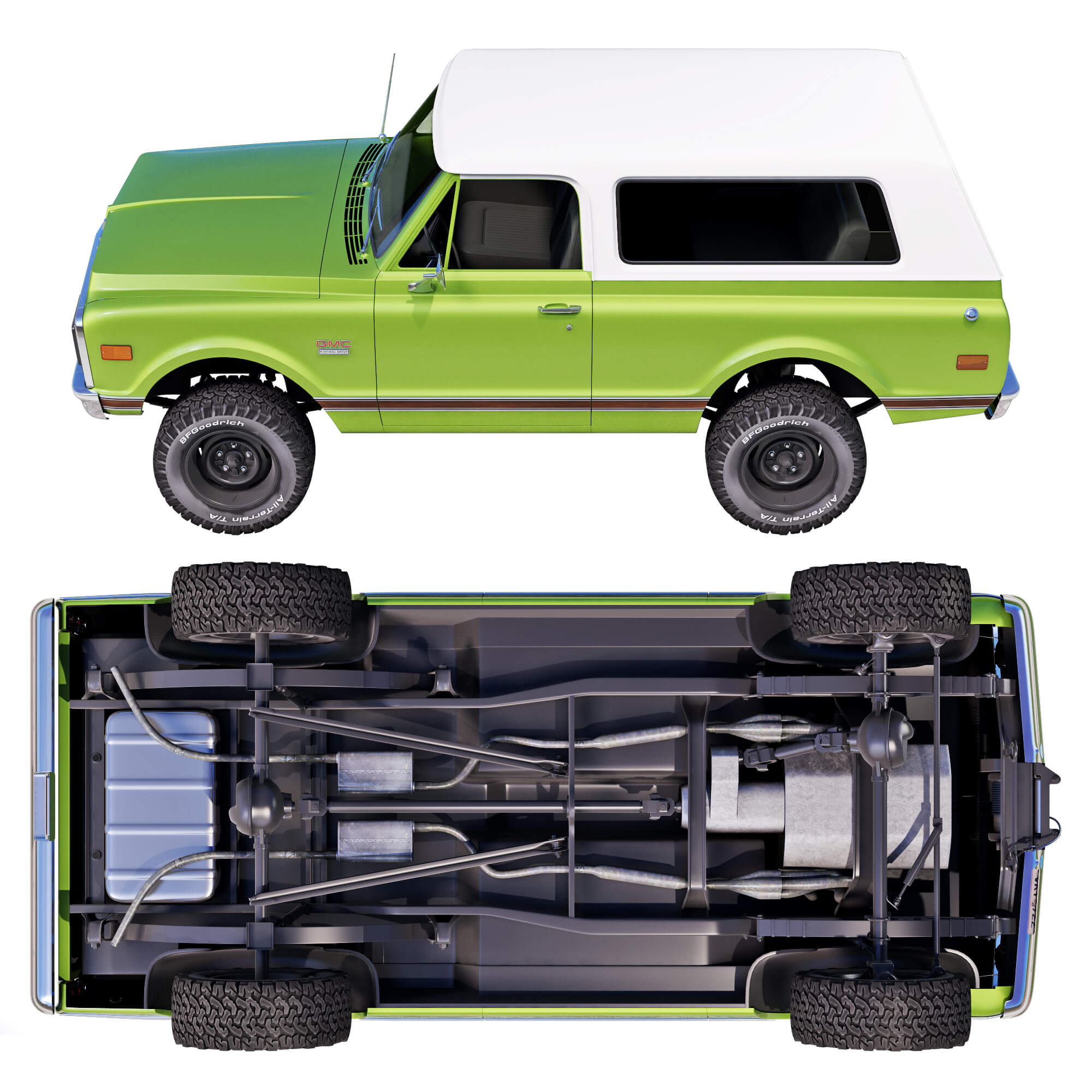 GMC Jimmy 1969 - 3D Model by sta_84