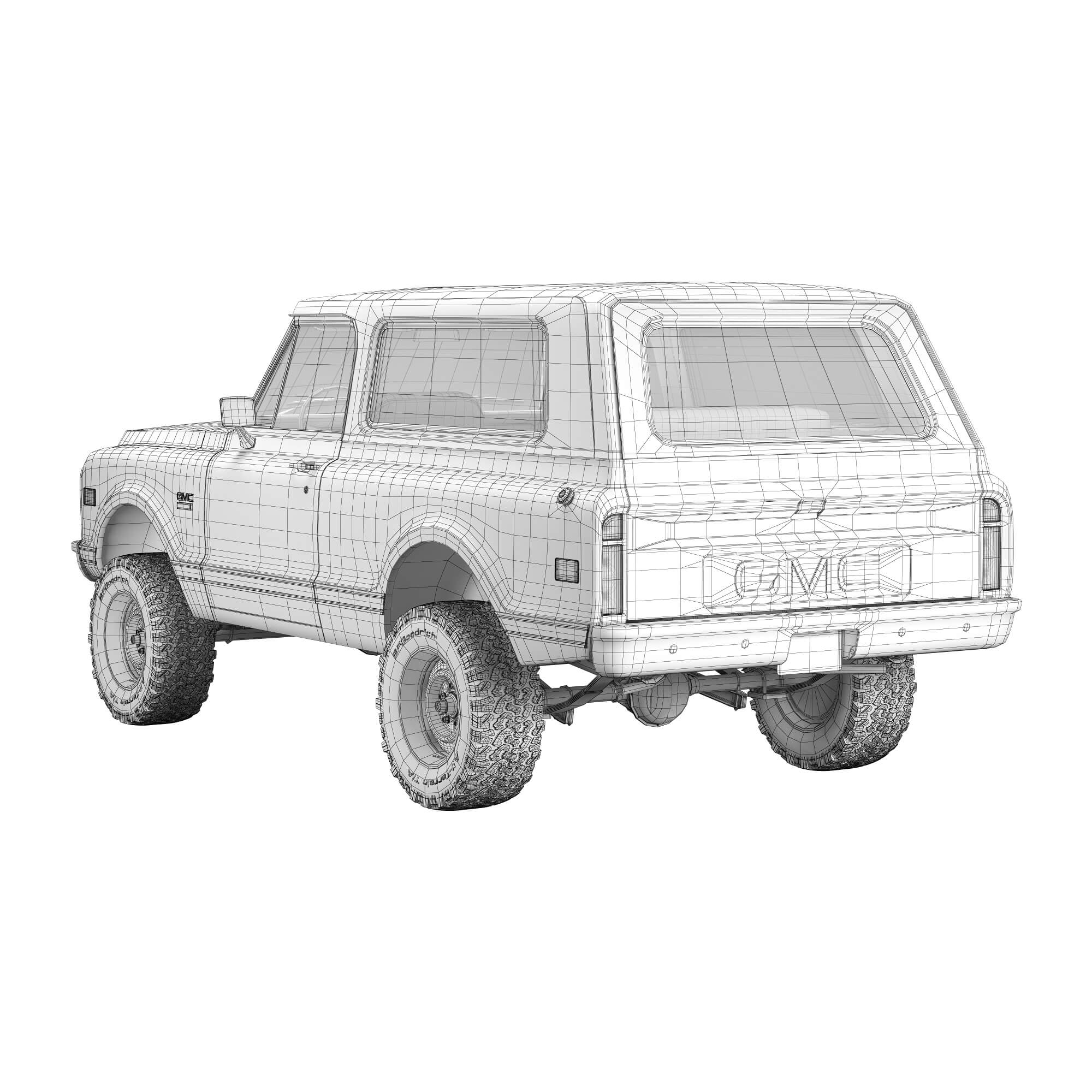 GMC Jimmy 1969 - 3D Model by sta_84