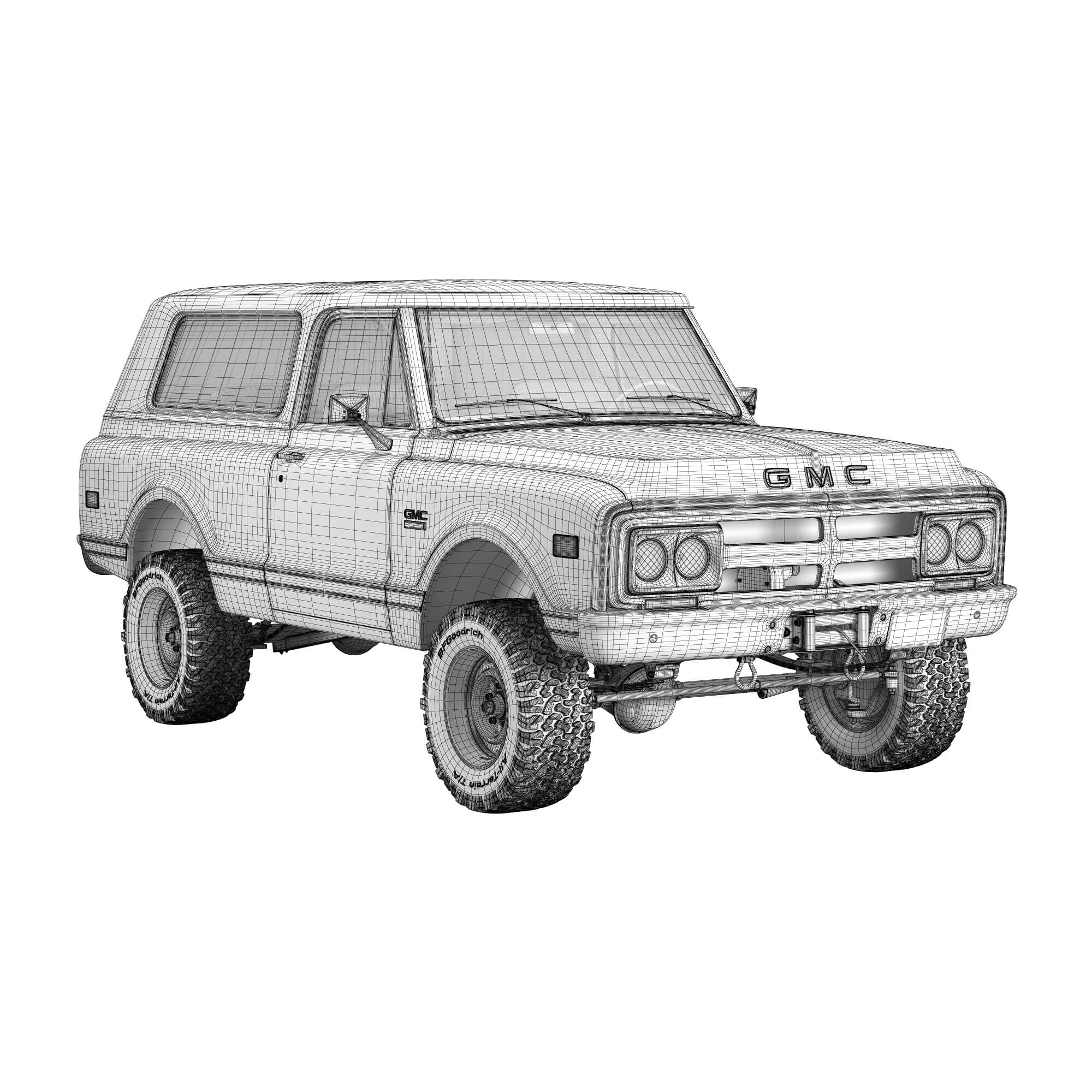 GMC Jimmy 1969 - 3D Model by sta_84