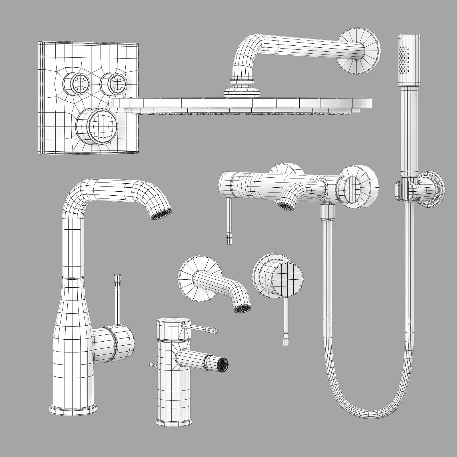 Grohe Essence Set 001 - 3D Model by sta_84