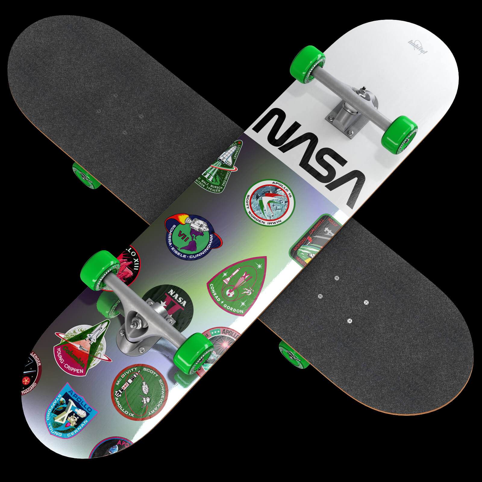 Habitat NASA Skateboard Set - 3D Model by sta_84