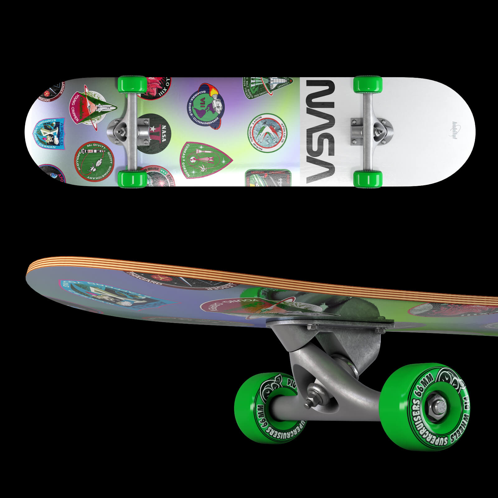 Habitat NASA Skateboard Set - 3D Model by sta_84