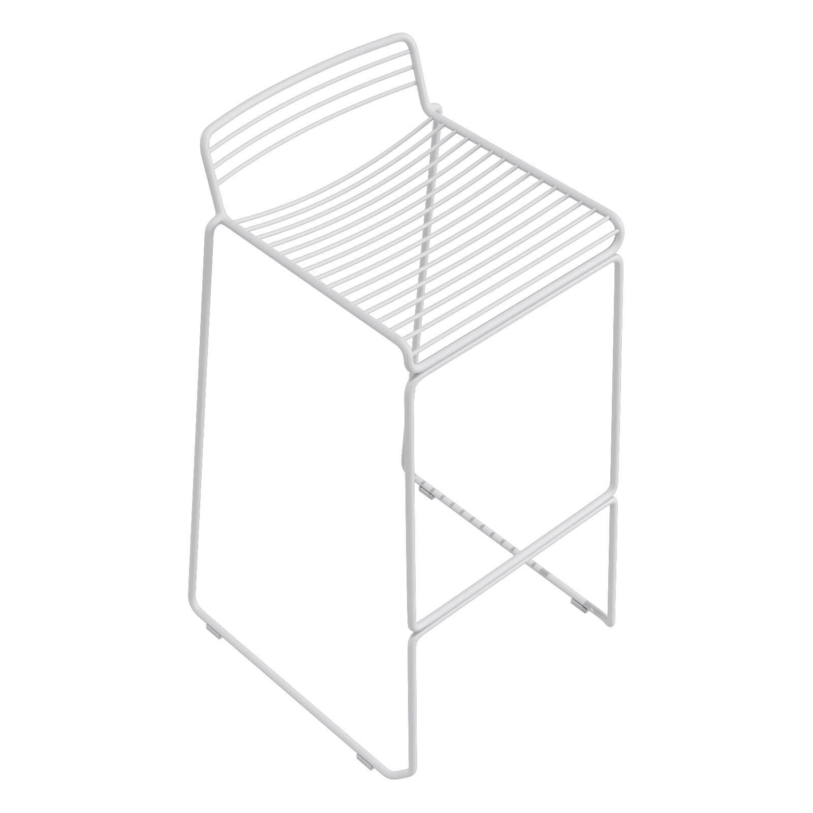 HAY Hee-Bar Stool Low 3D Model by sta_84