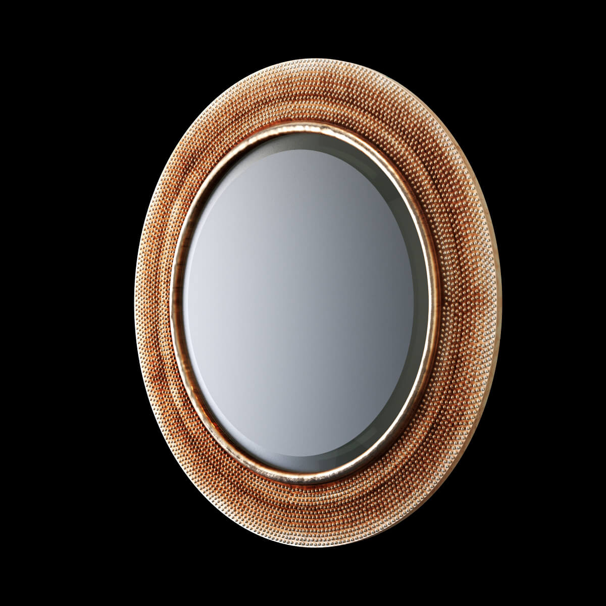 Howard Elliott Collection Yukon Champagne Silver Mirror - 3D Model by ...