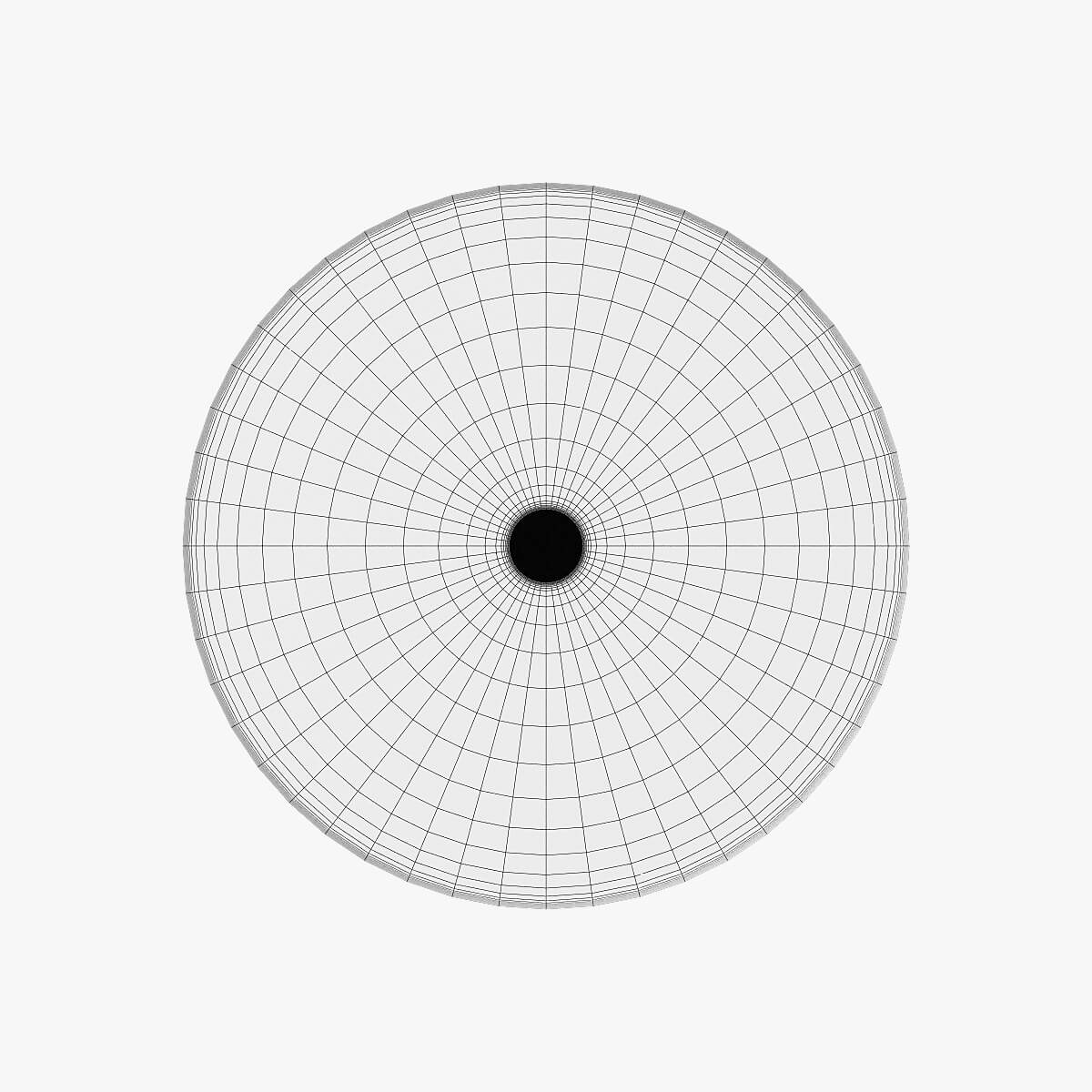 Idzior Furniture Quadra Ceramic Garden Stool - 3D Model by sta_84