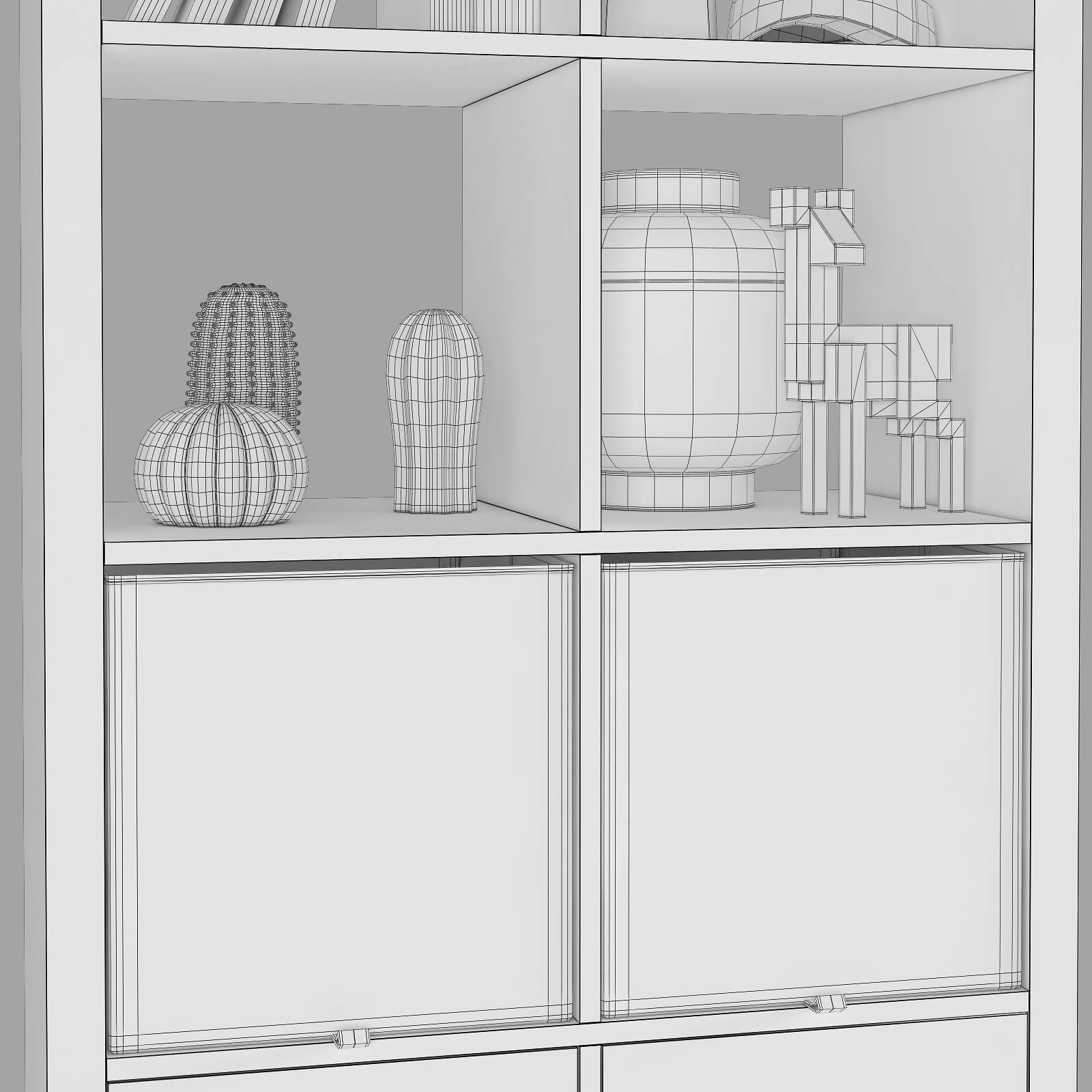 IKEA Kallax 80275887 - 3D Model by sta_84