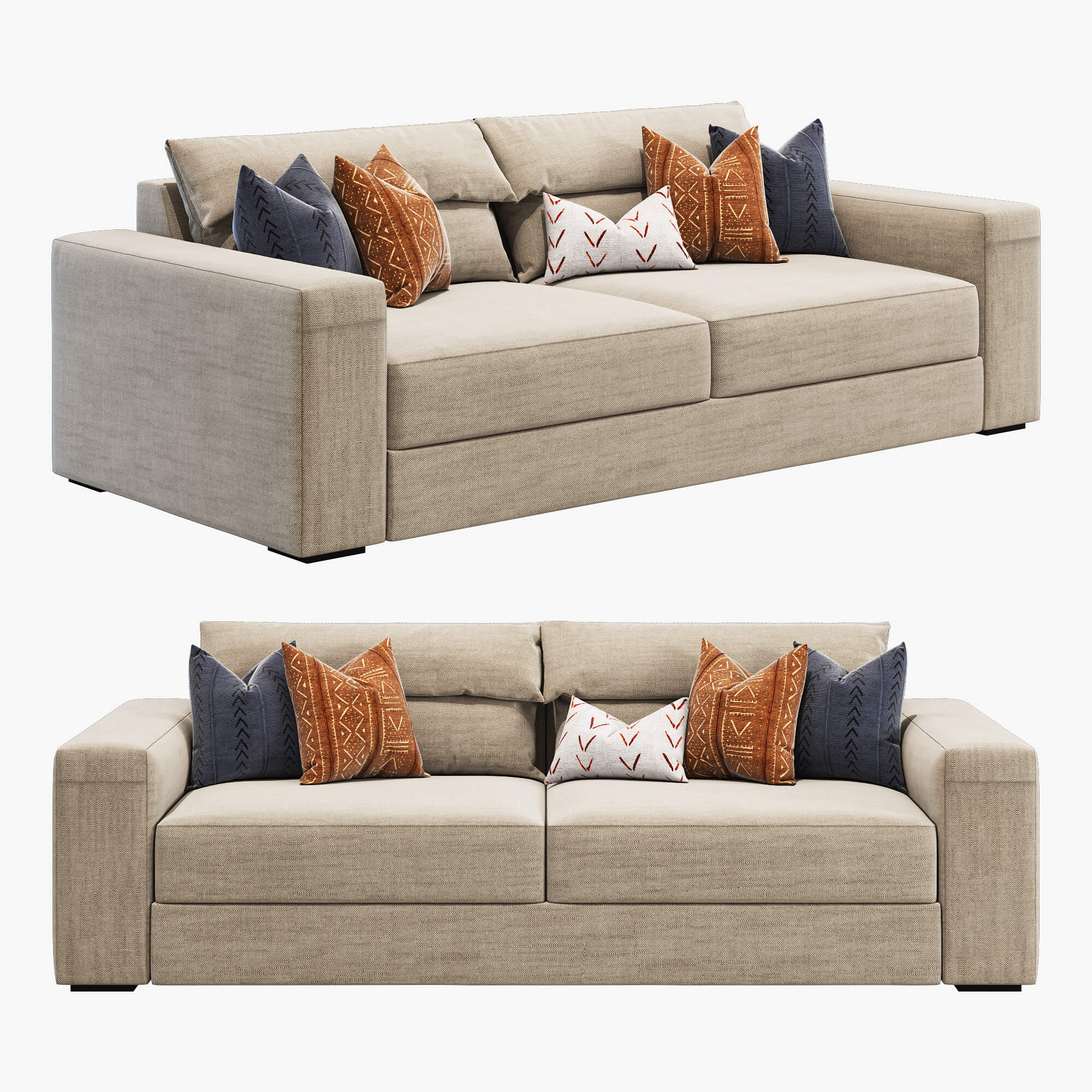 Interia Dante Sofa - 3D Model by sta_84
