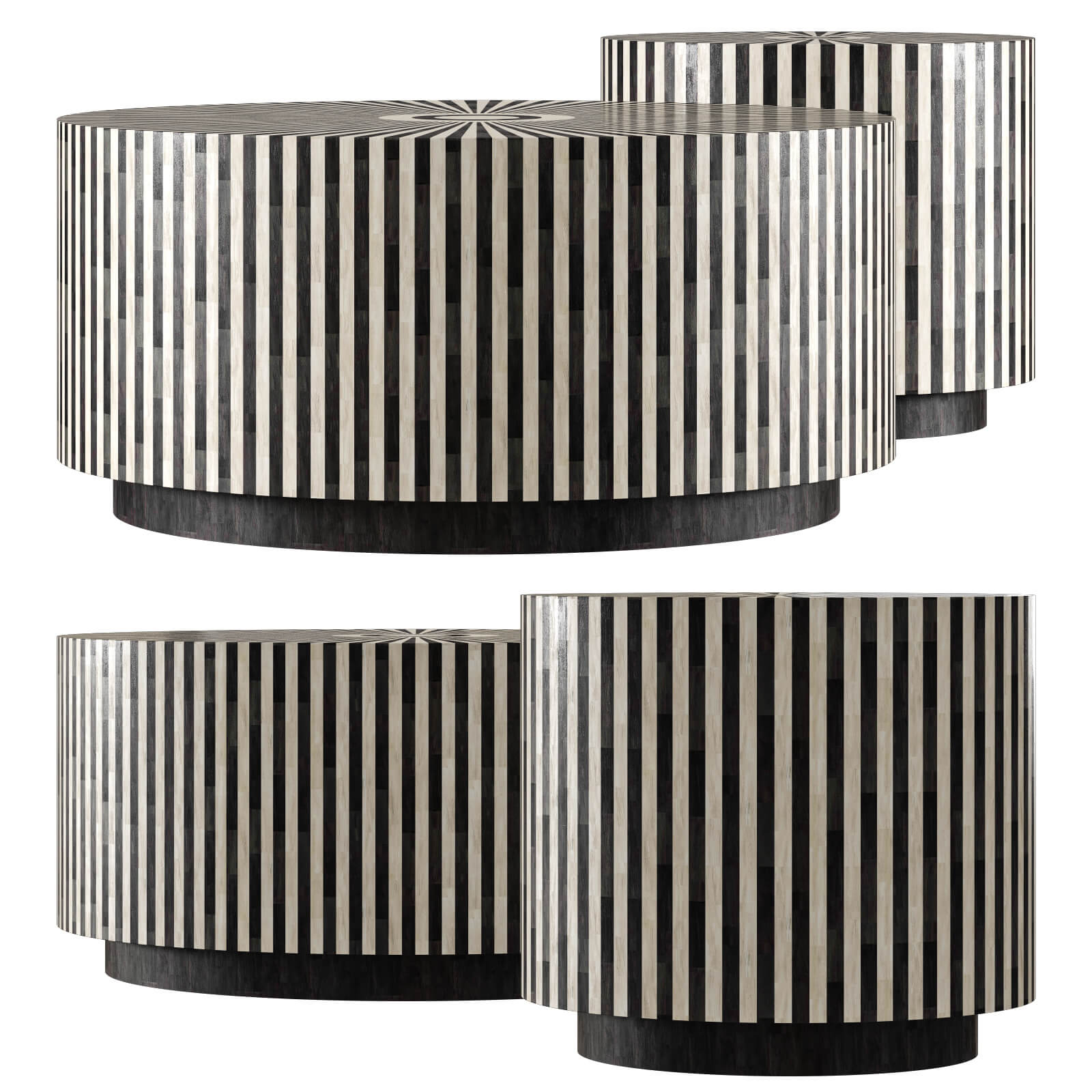 Kare Electra Coffee Tables - 3D Model by sta_84