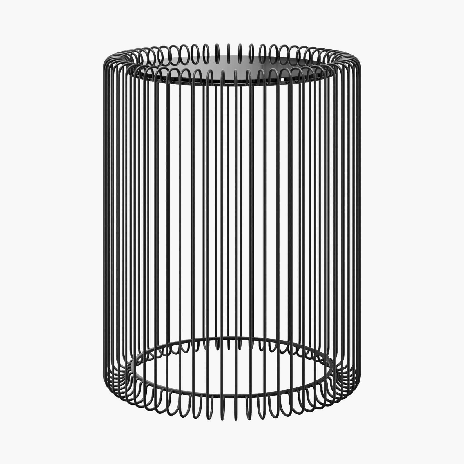 Kare Wire Coffee Table Black - 3D Model by sta_84