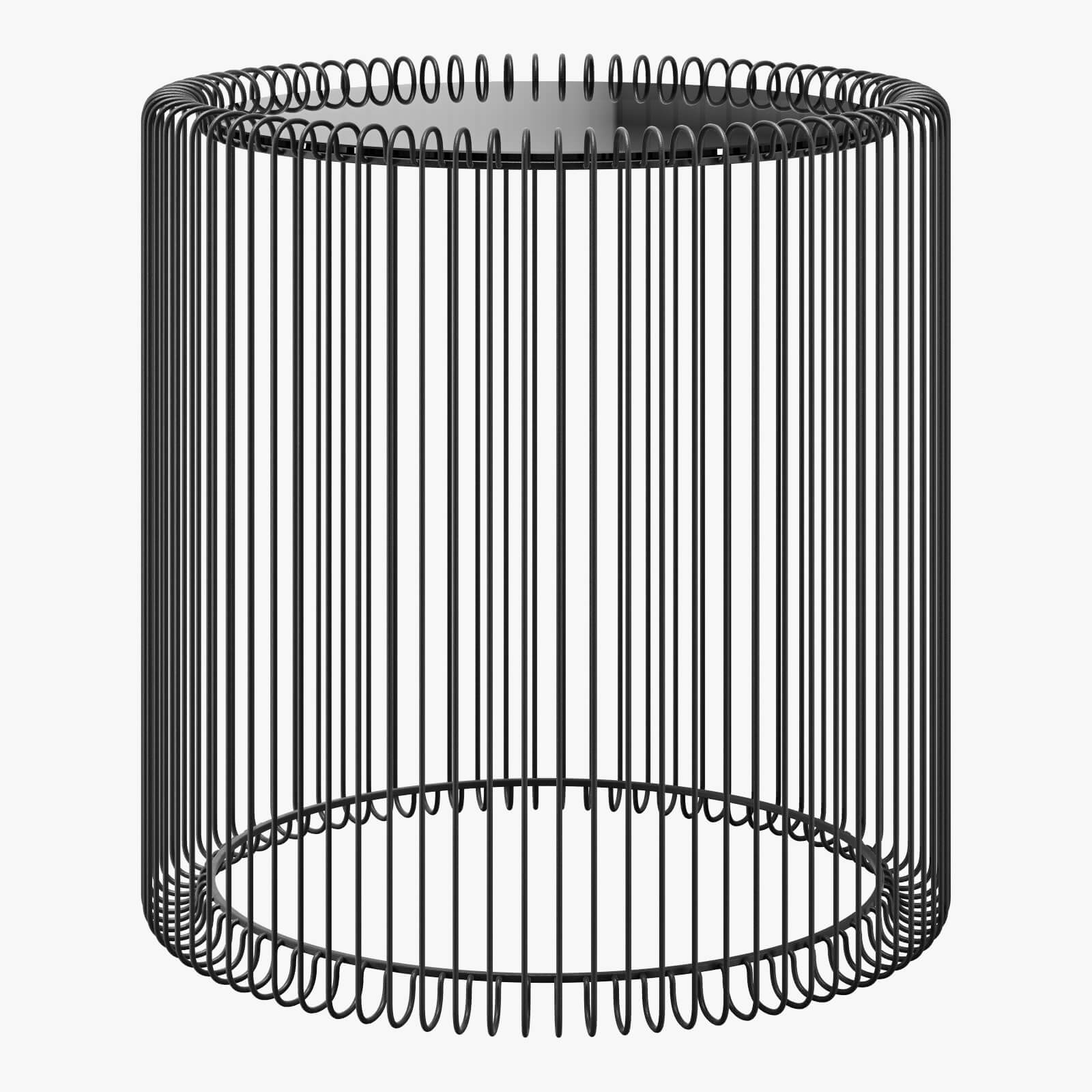 Kare Wire Coffee Table Black - 3D Model by sta_84