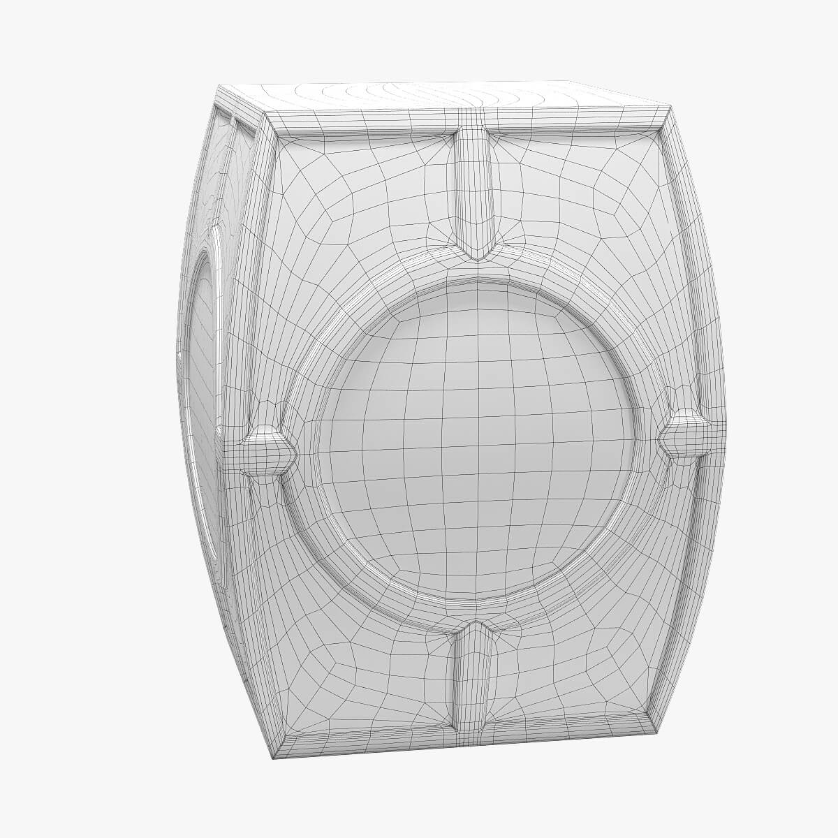 Kathy Kuo Home Oculus Garden Stool - 3D Model by sta_84