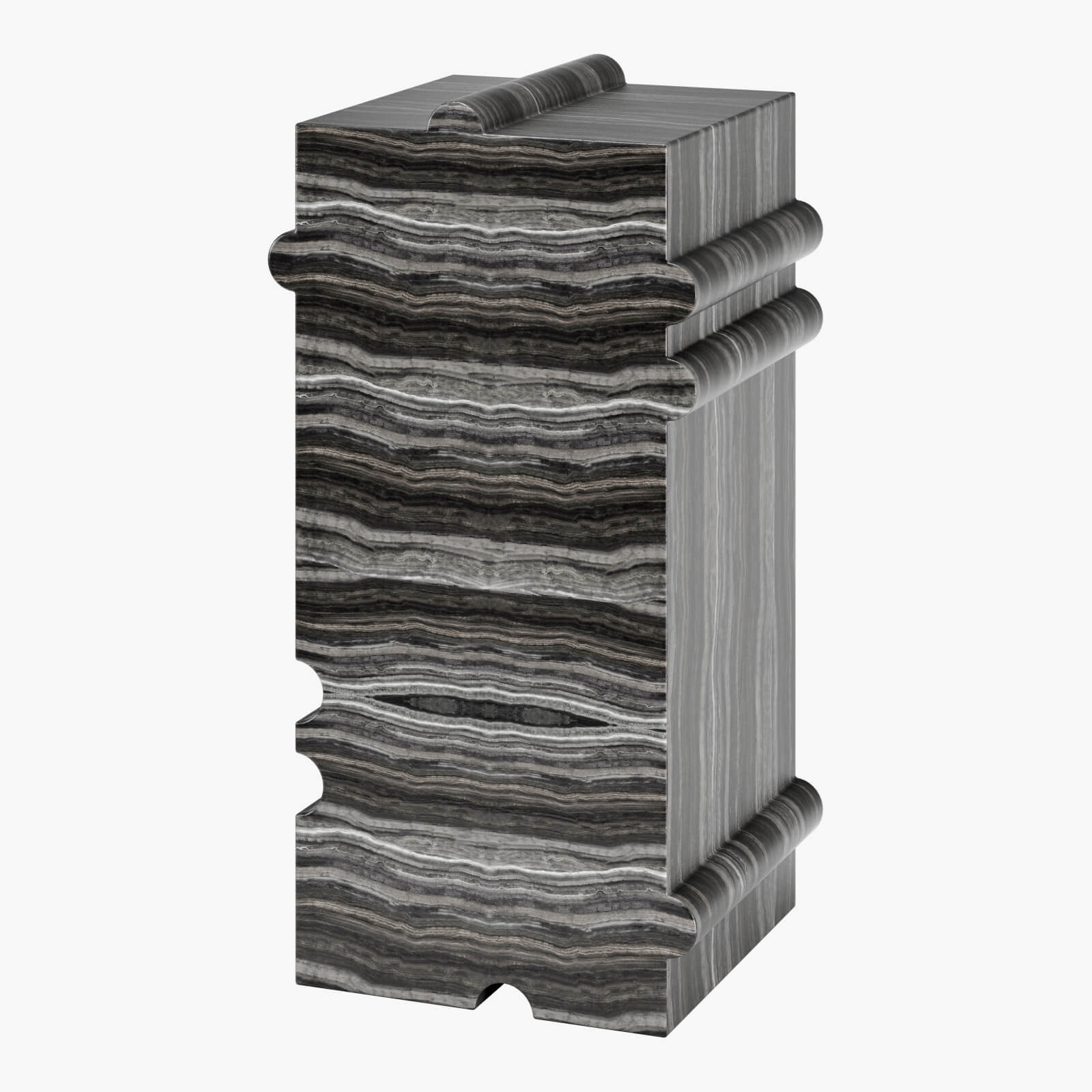 Kelly Wearstler Hume Modular Stone Bench - 3D Model by sta_84