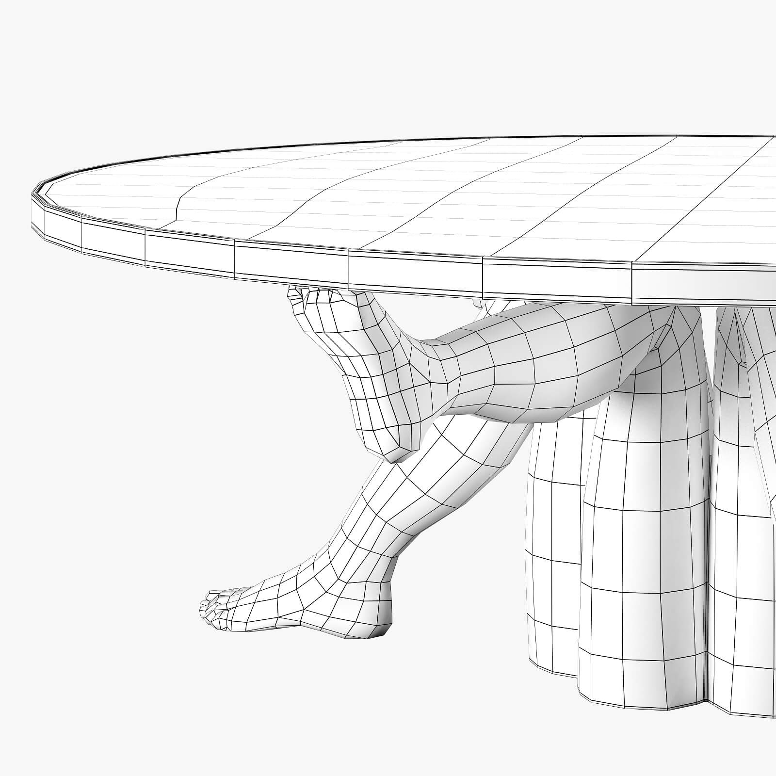 Kelly Wearstler Superluxe Isadora Table - 3D Model by sta_84