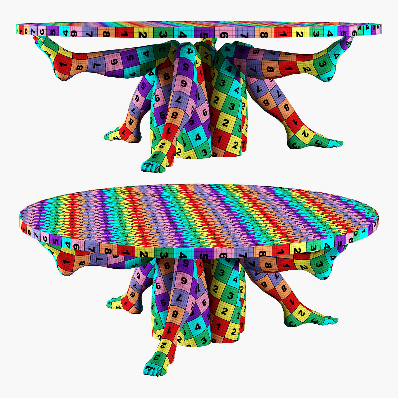 Kelly Wearstler Superluxe Isadora Table - 3D Model by sta_84