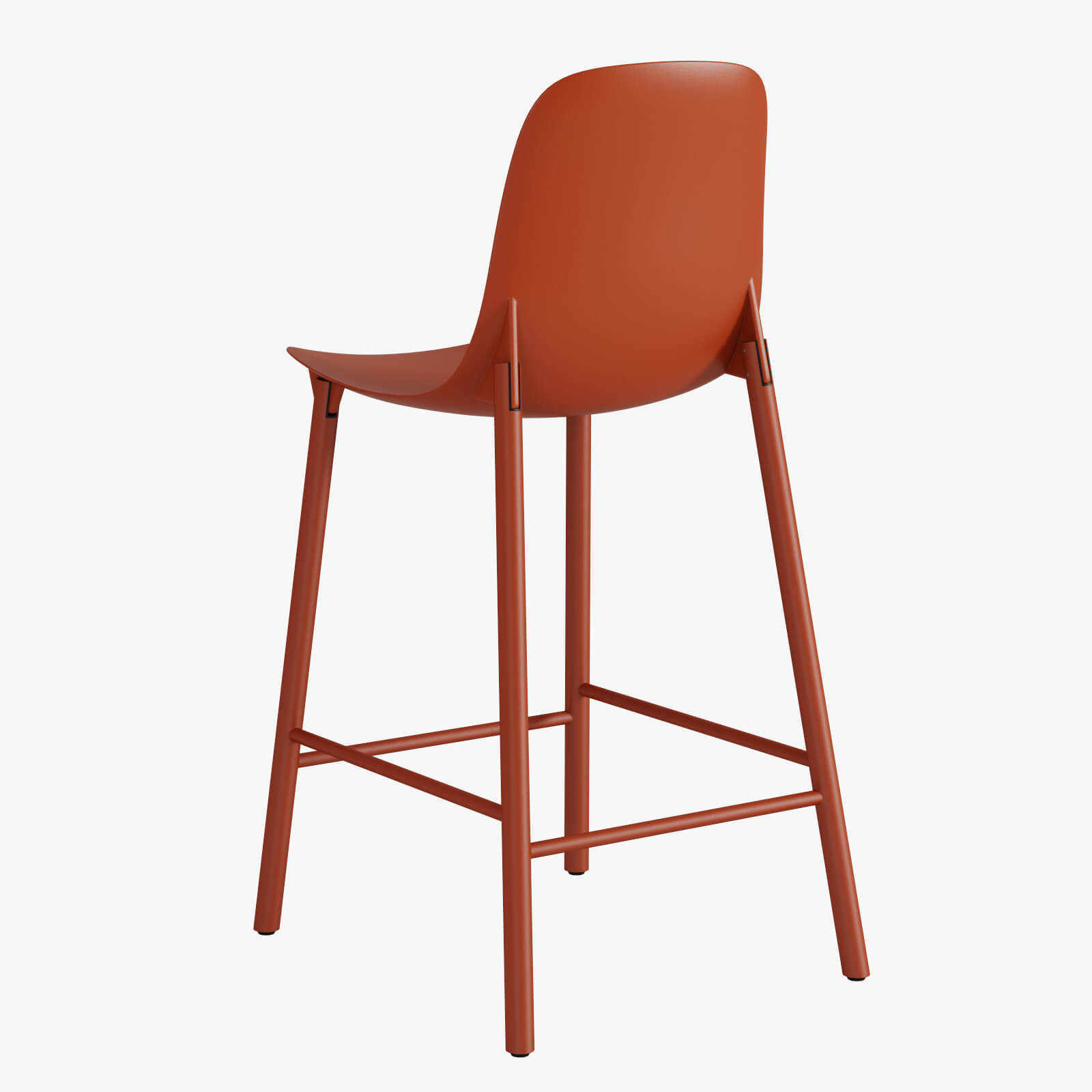 Kristalia Sharky Stool Metal - 3D Model by sta_84
