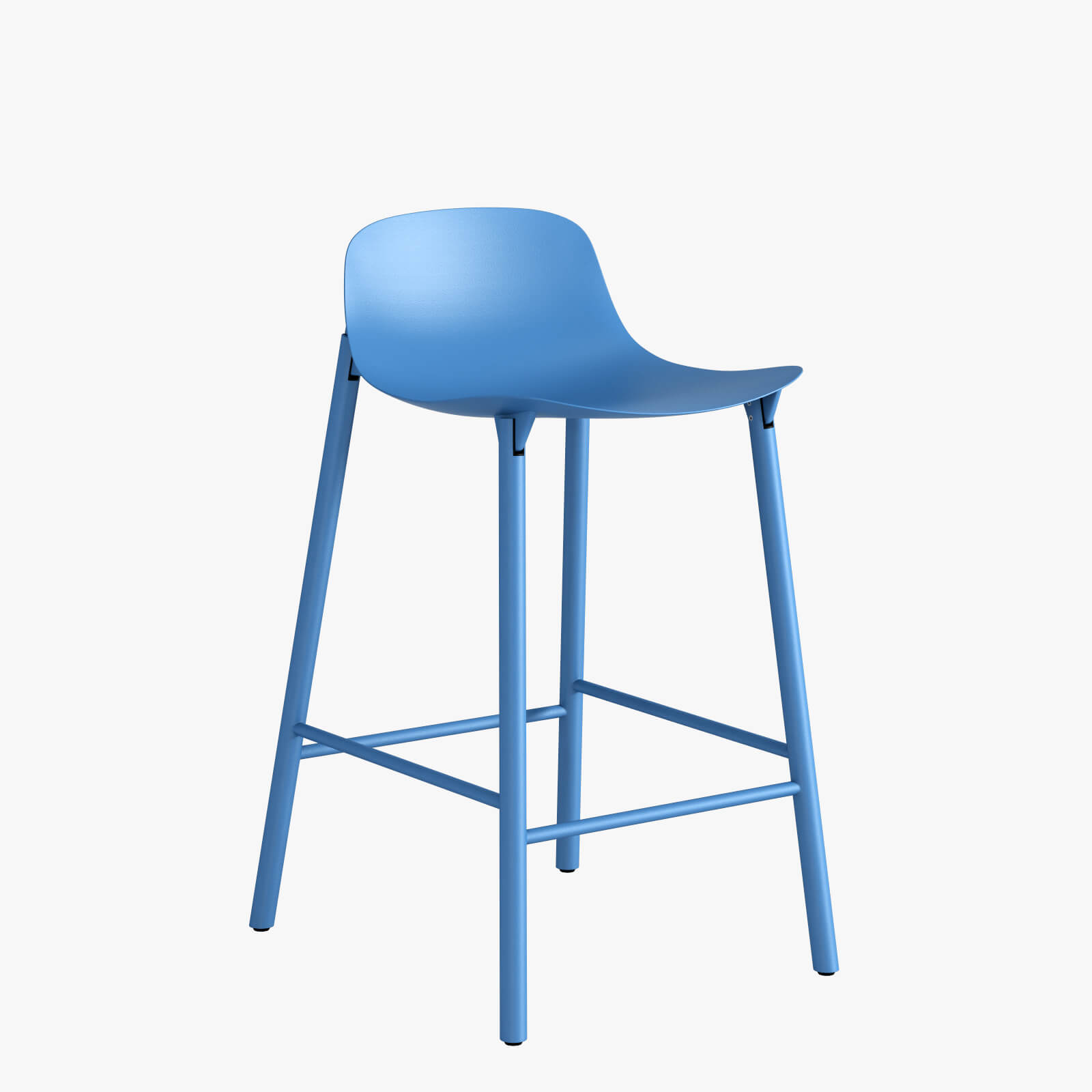 Kristalia Sharky Stool Metal - 3D Model by sta_84