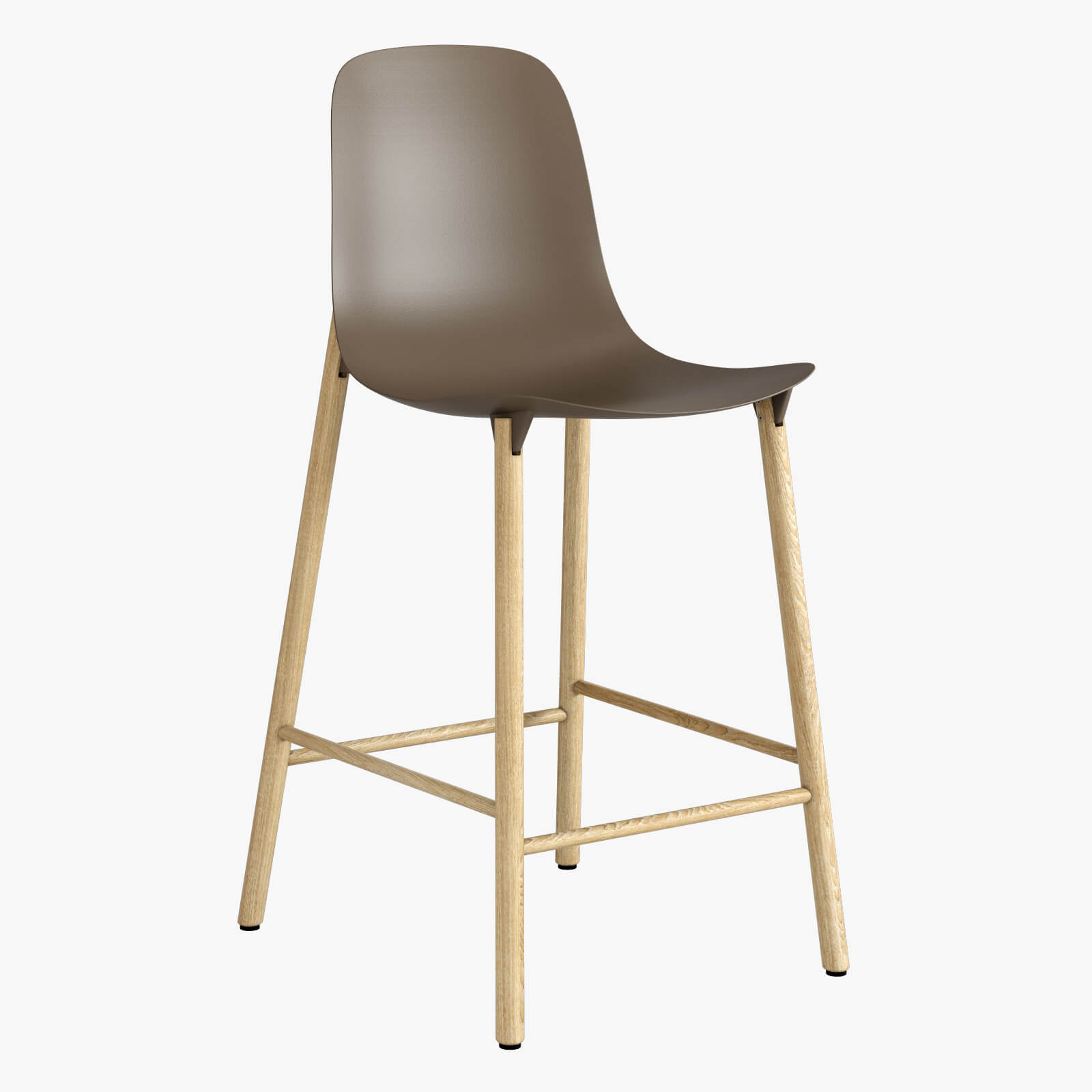 Kristalia Sharky Stool Wood - 3D Model by sta_84