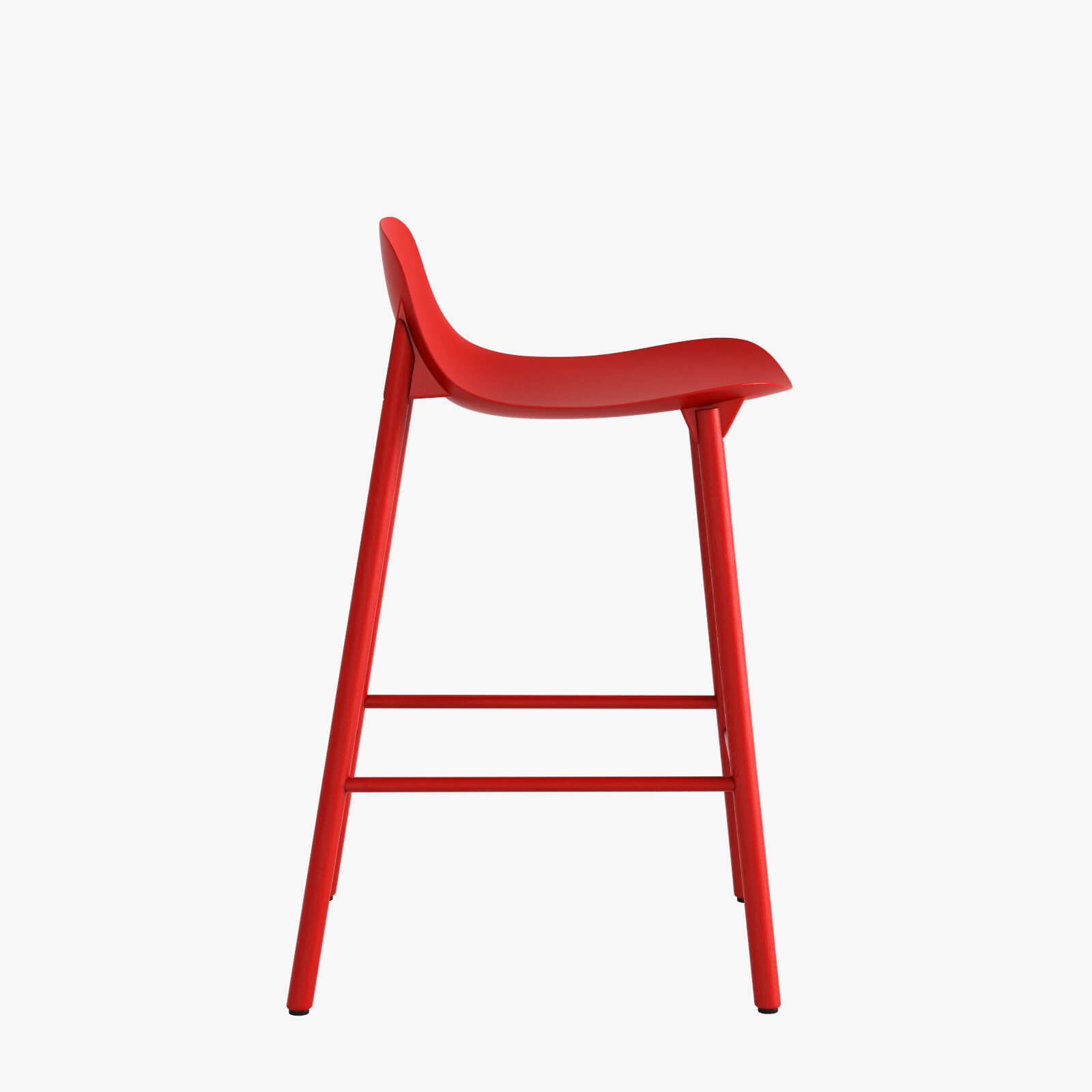 Kristalia Sharky Stool Wood - 3D Model by sta_84