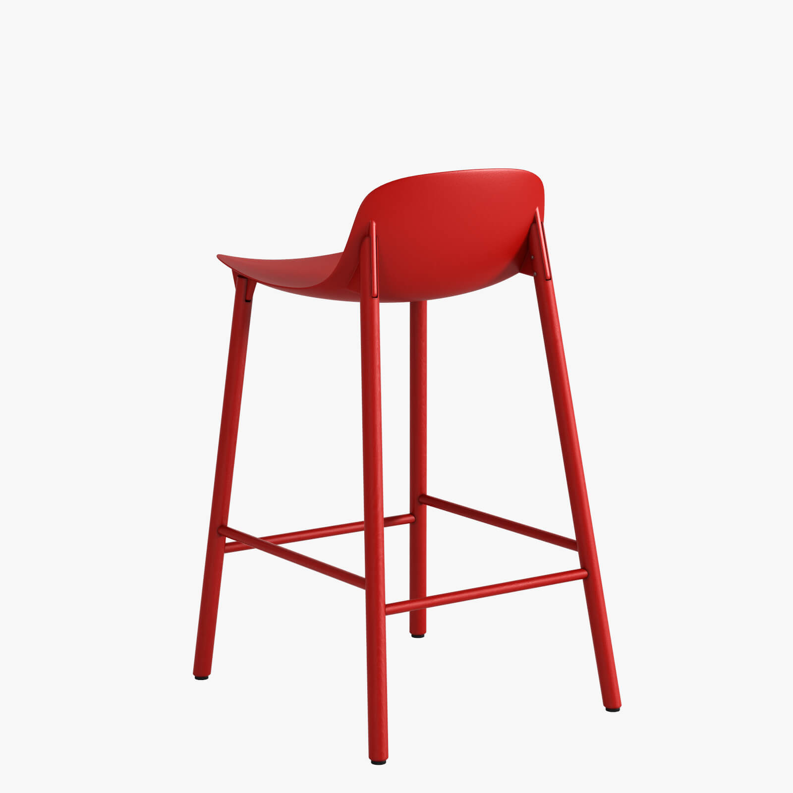 Kristalia Sharky Stool Wood - 3D Model by sta_84