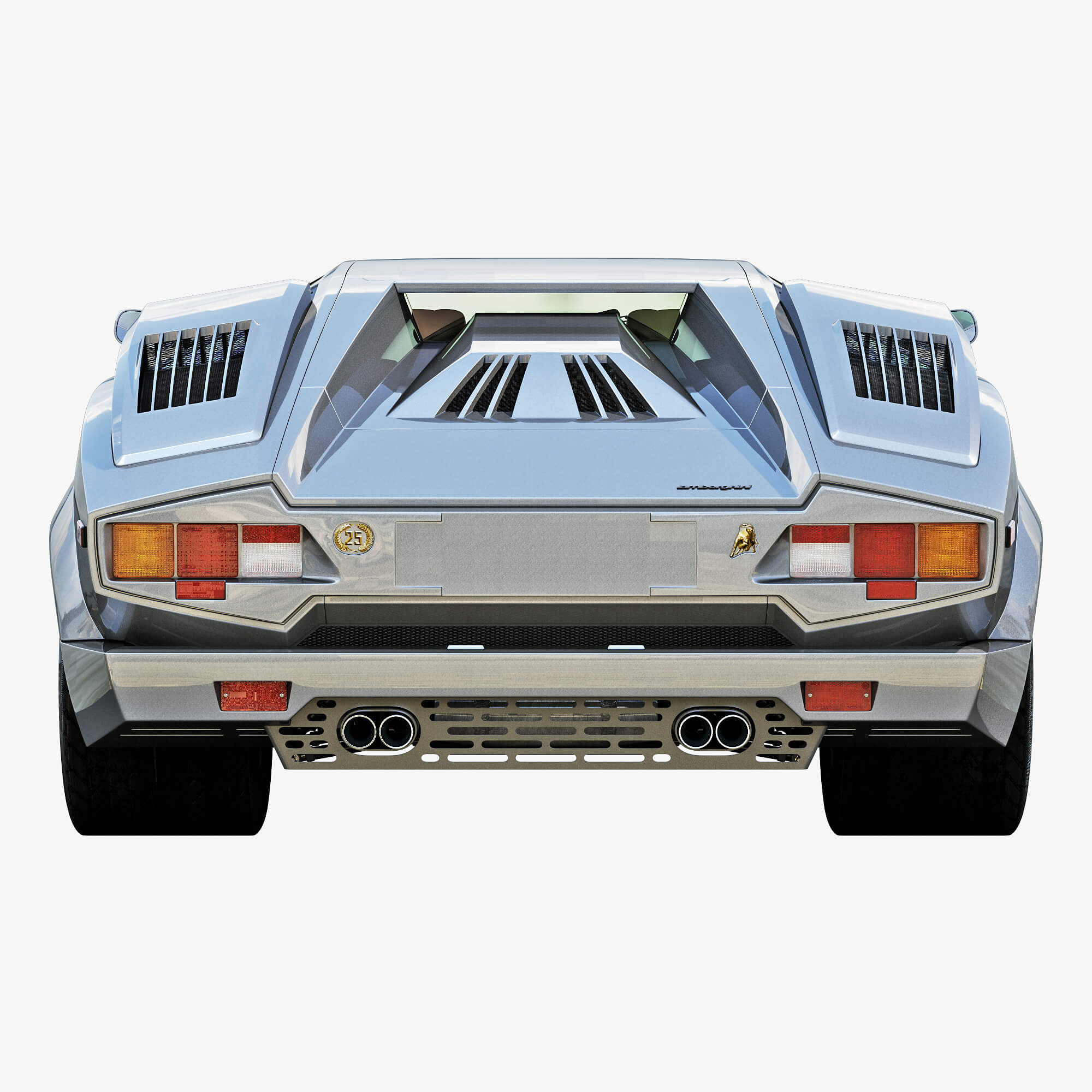 Lamborghini Countach 5000Qv - 3D Model by sta_84
