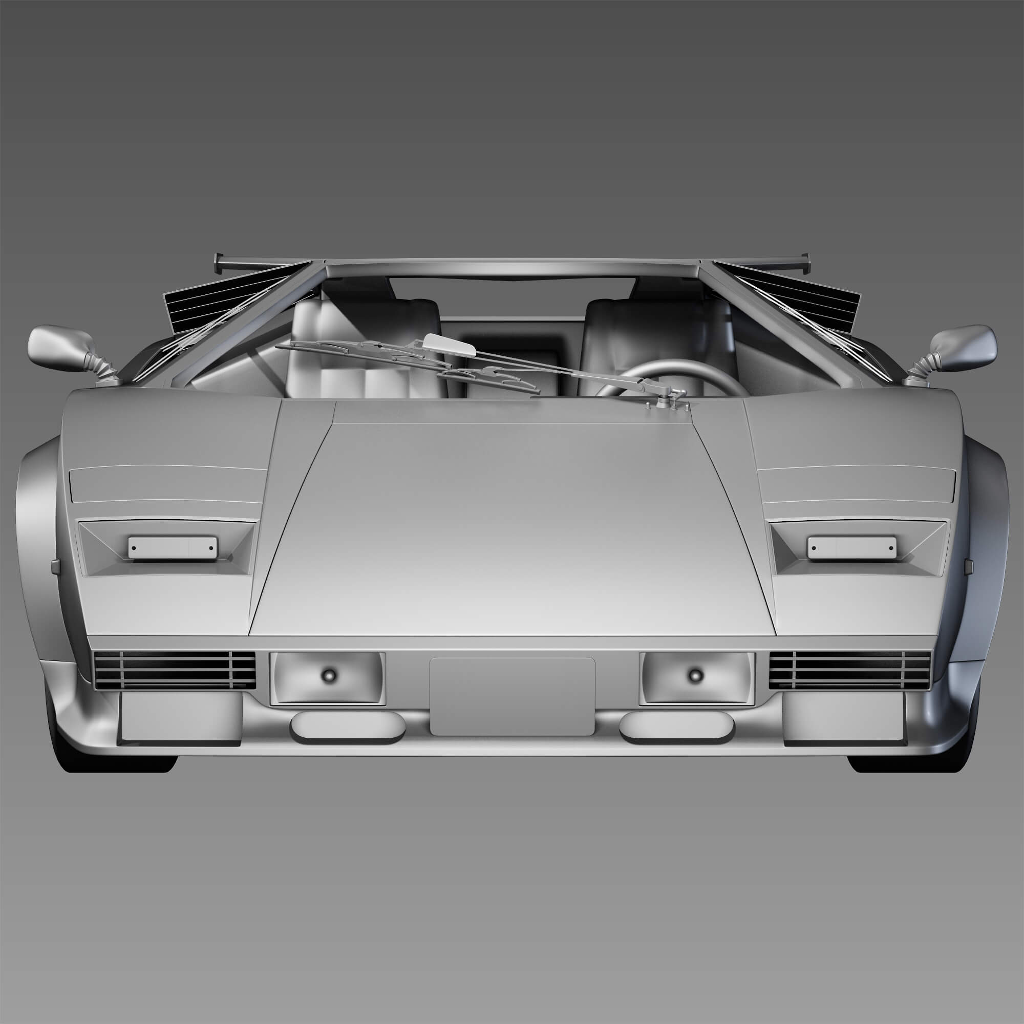 Lamborghini Countach Lp500S - 3D Model by sta_84