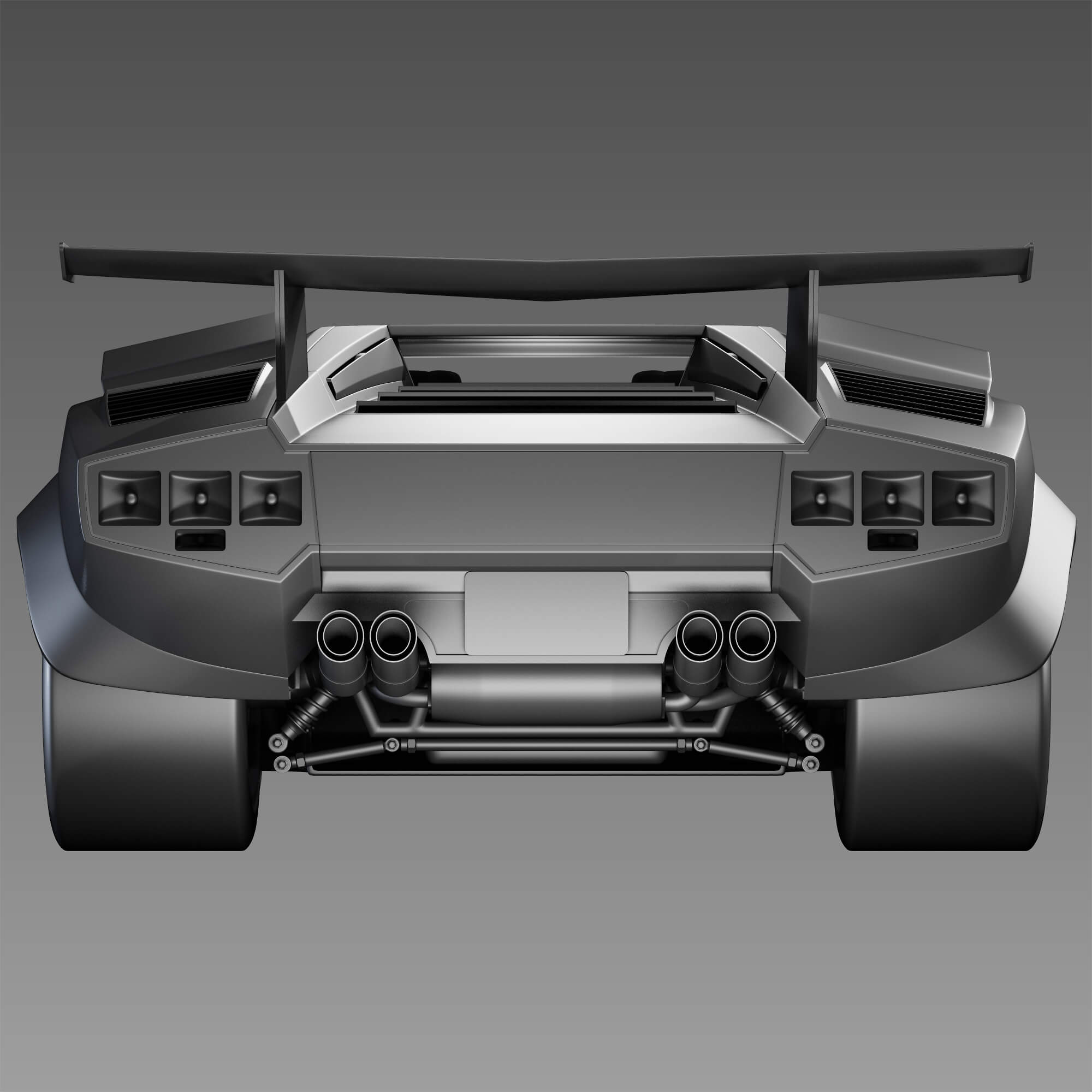 Lamborghini Countach Lp500S - 3D Model by sta_84