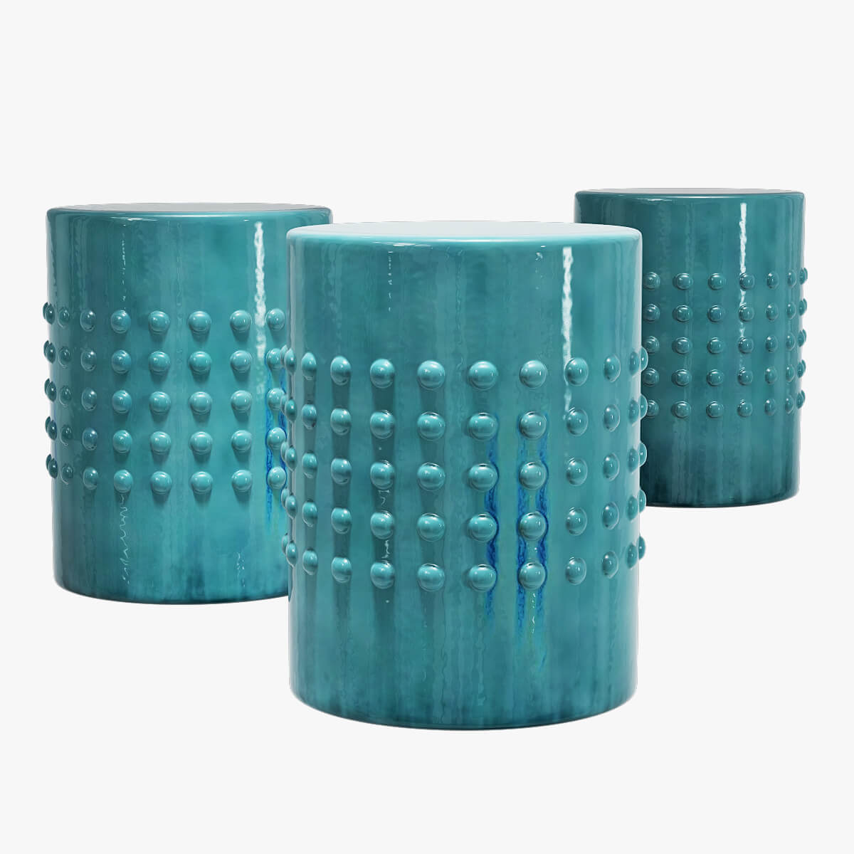 Latitude Run Still Stud Garden Stool - 3D Model by sta_84