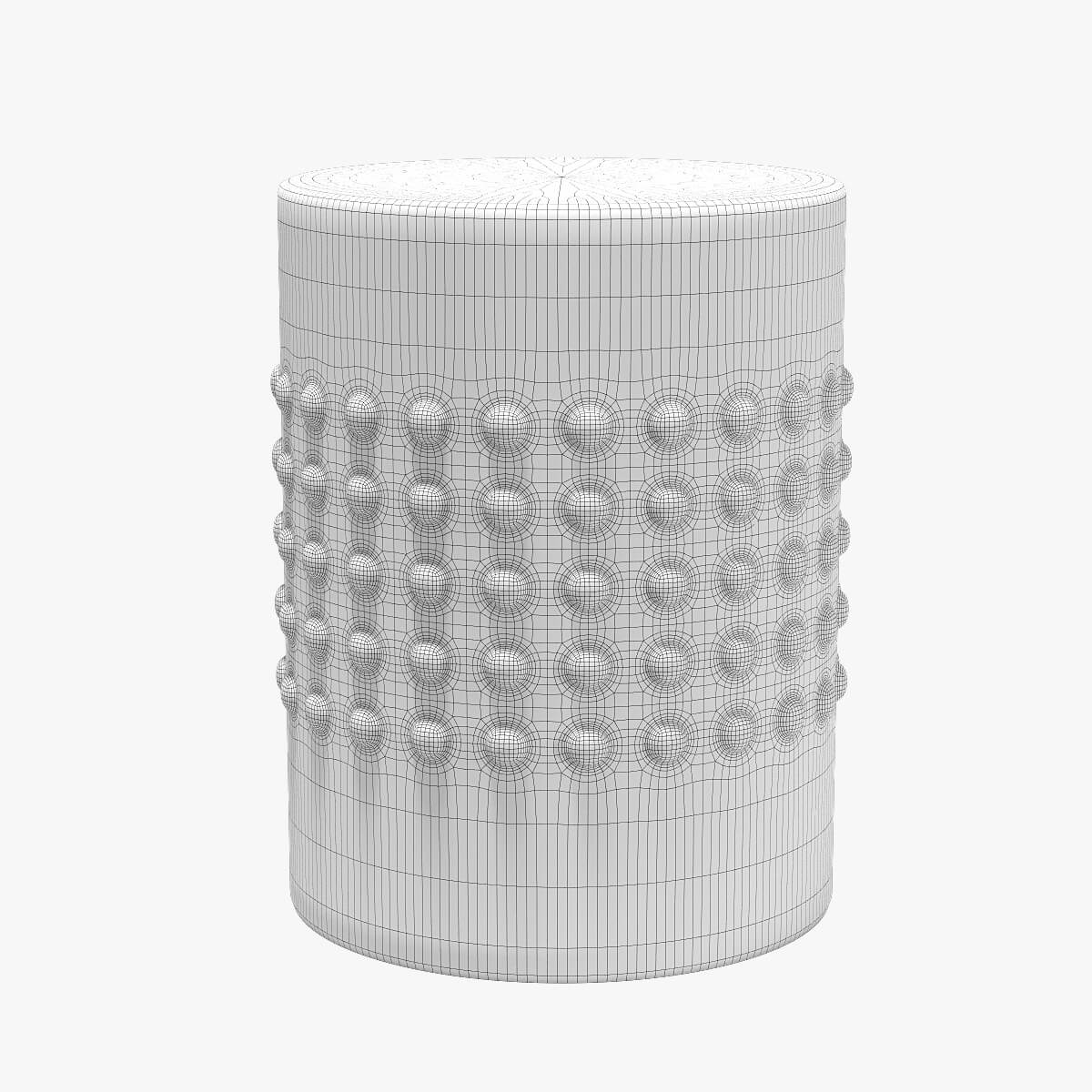 Latitude Run Still Stud Garden Stool - 3D Model by sta_84