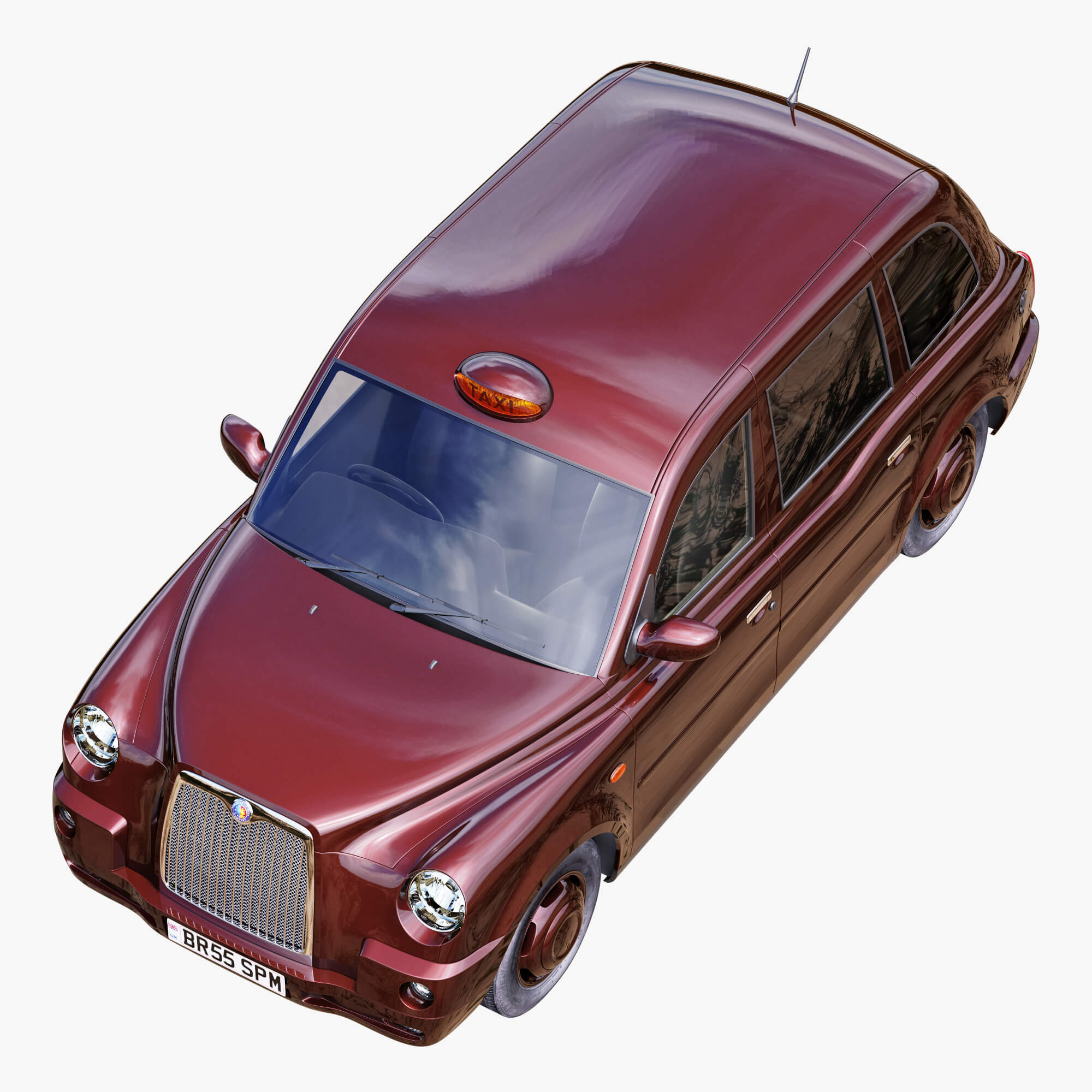 London Taxi Hackney Carriage TX4 - 3D Model by sta_84