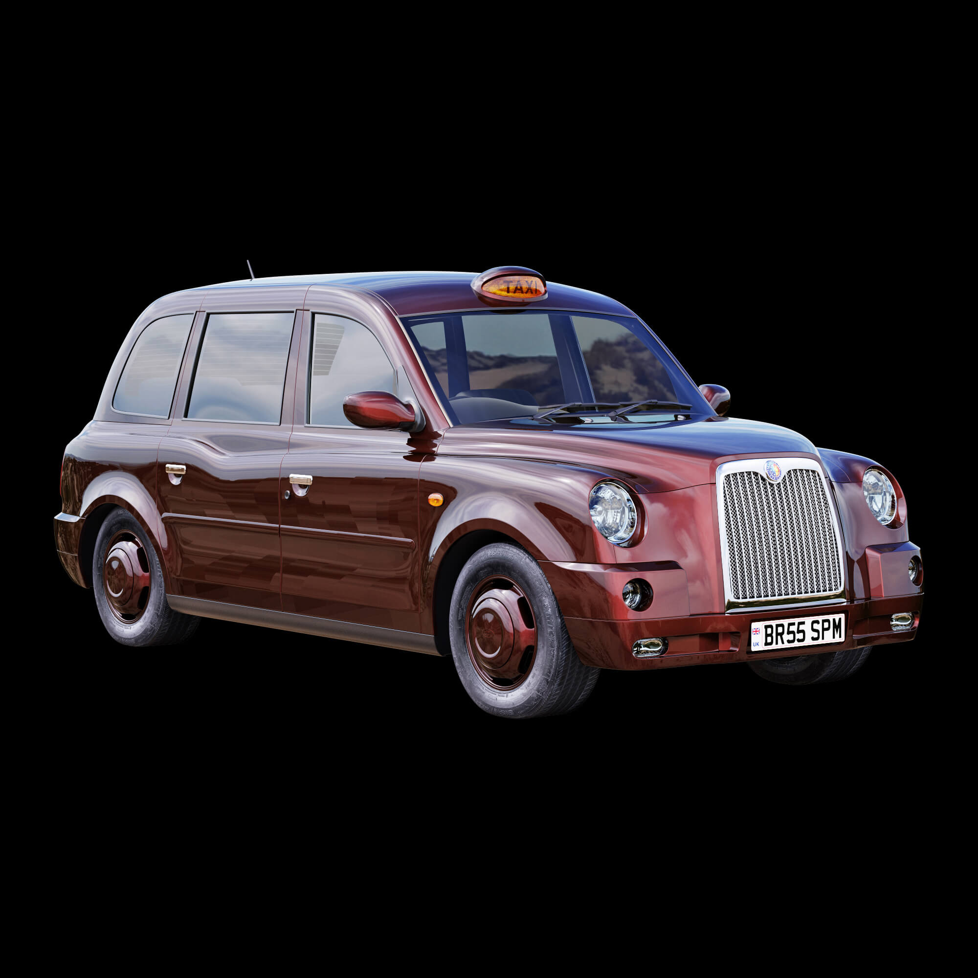 London Taxi Hackney Carriage TX4 - 3D Model by sta_84