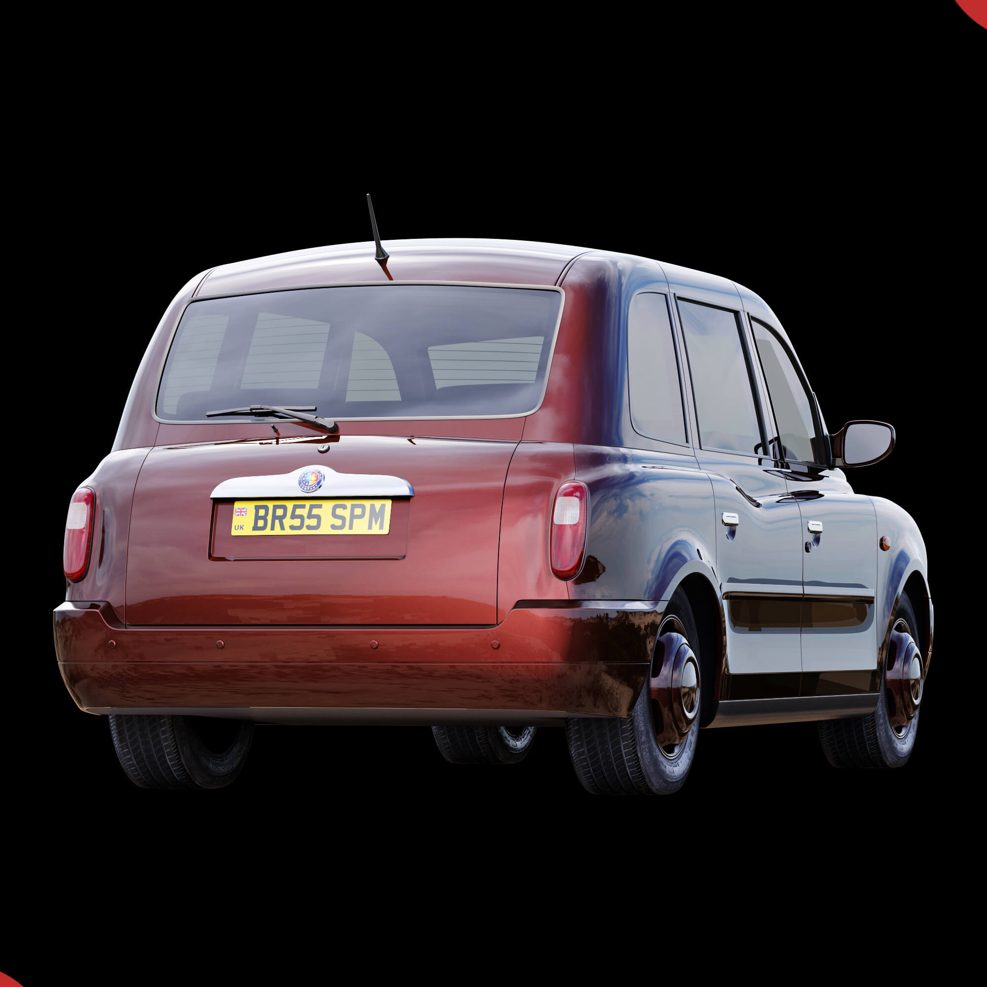 London Taxi Hackney Carriage TX4 - 3D Model by sta_84