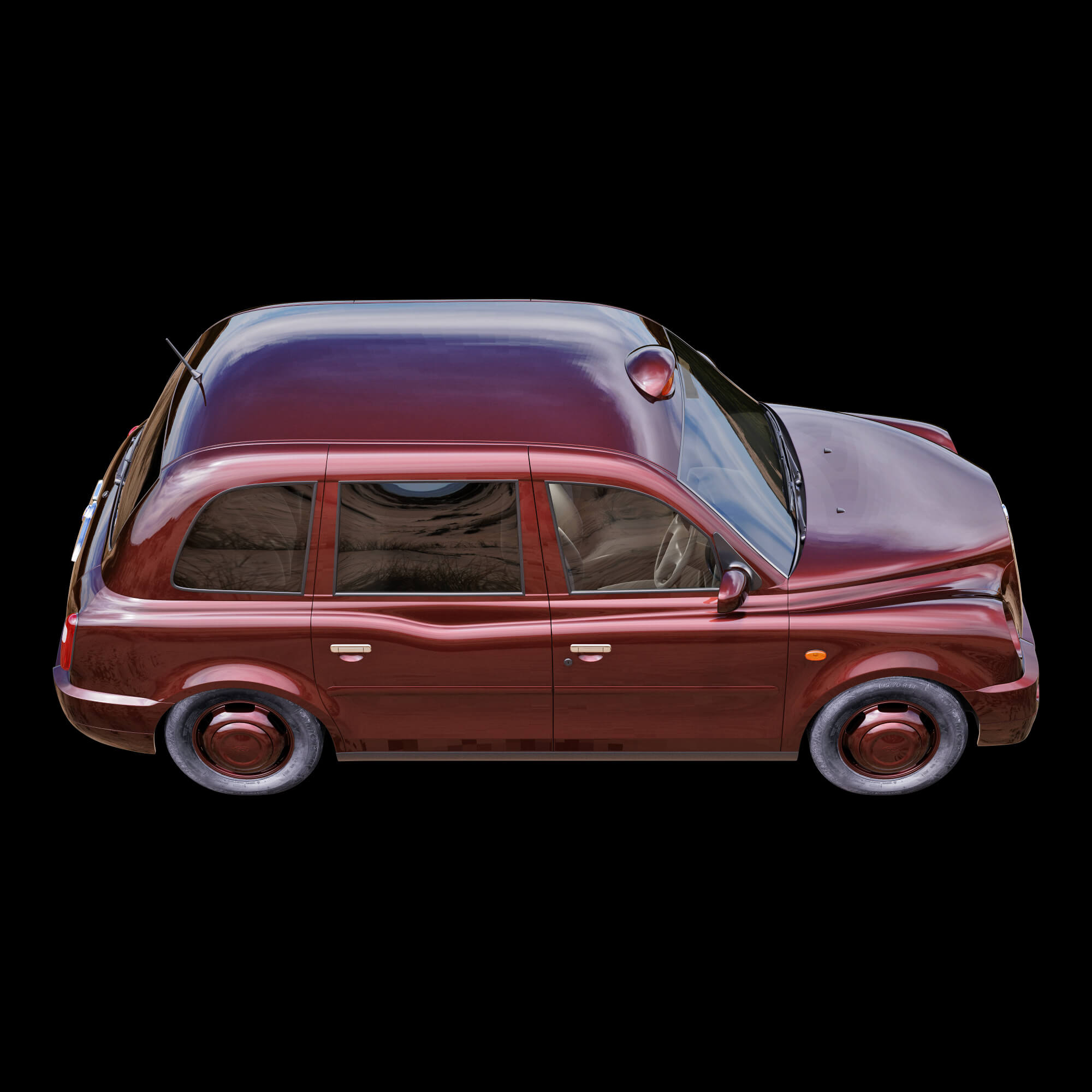 London Taxi Hackney Carriage TX4 - 3D Model by sta_84